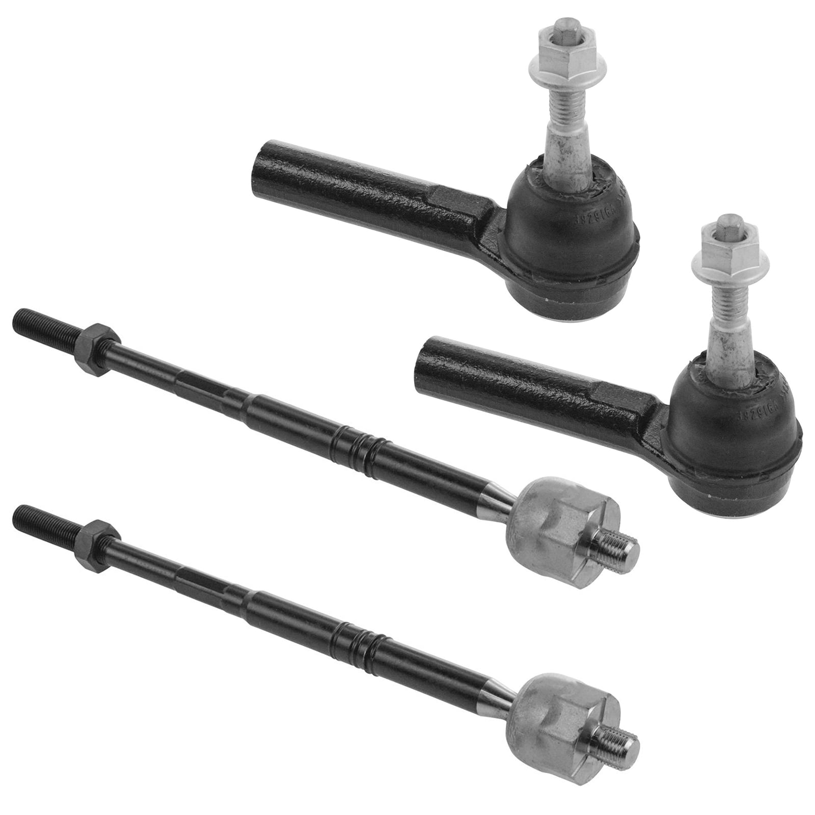 TRQ Front Inner and Outer Tie Rod Set Fits Select 2010-2017 Chevrolet ...