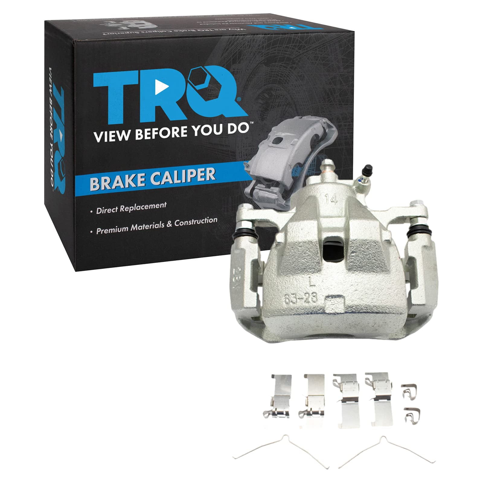 TRQ Front Left Brake Caliper w/Bracket Drivers Side Compatible with ...