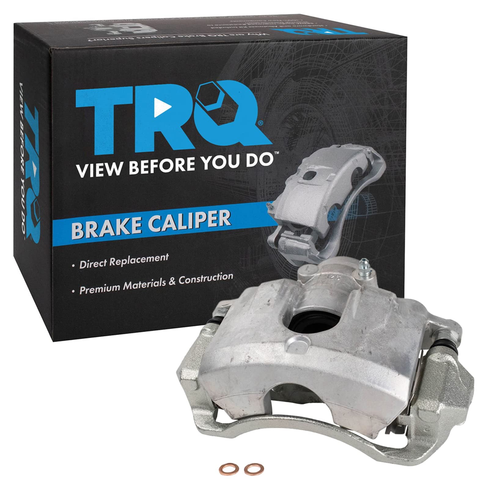 TRQ Front Left Brake Caliper w/Bracket Drivers Side Compatible with ...