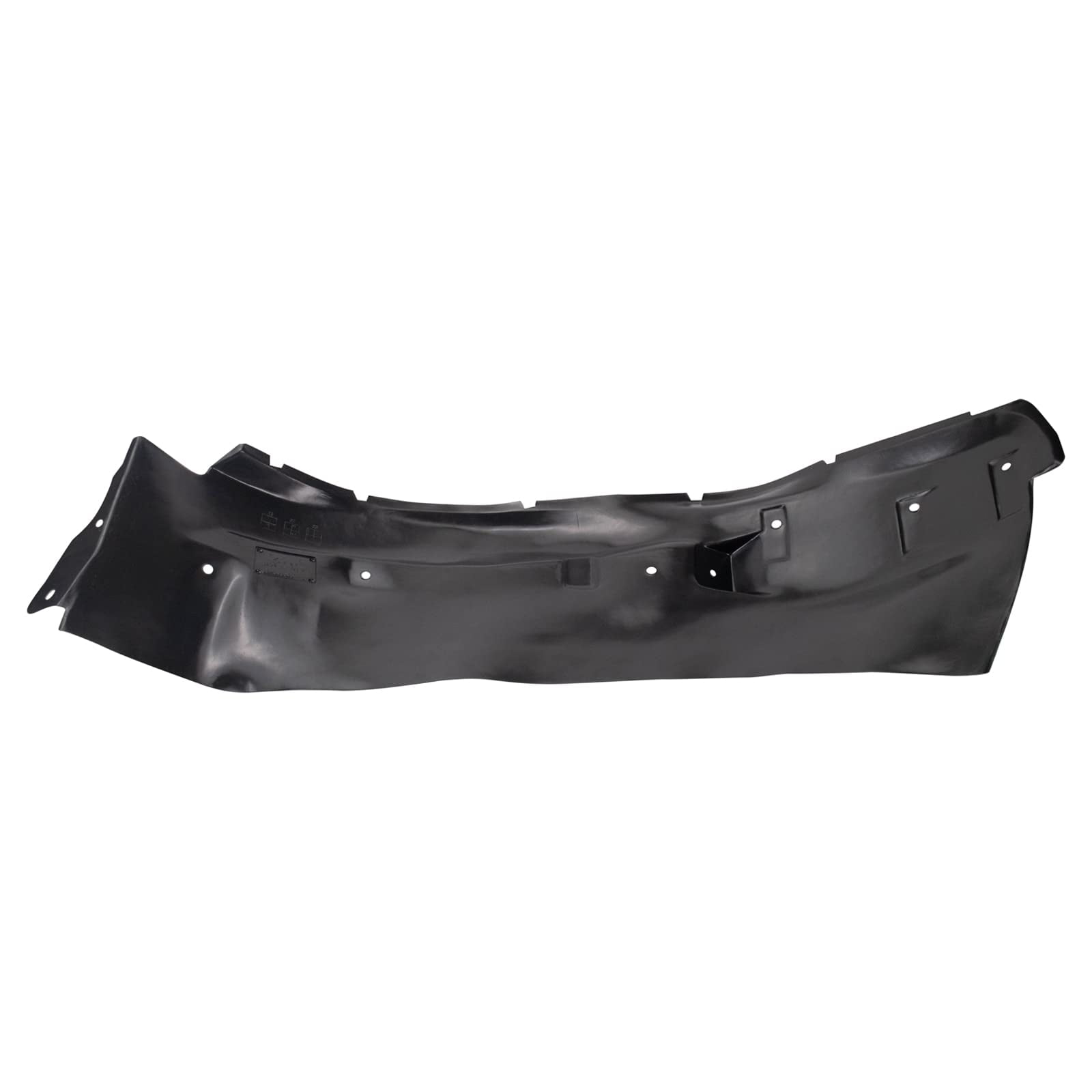 TRQ Front Left Inner Fender Liner Black Drivers Side Fits Select 2004 ...