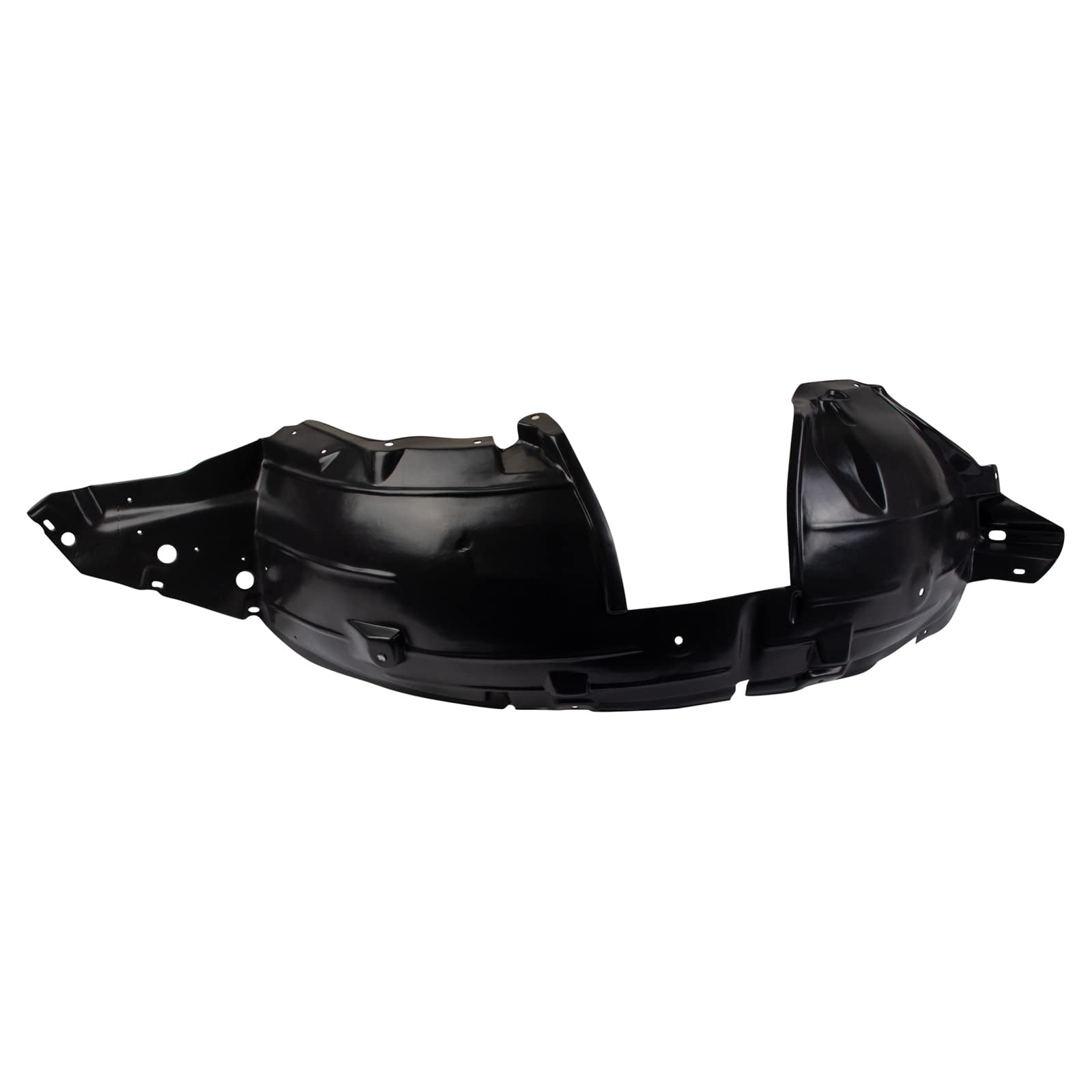 TRQ Front Left Inner Fender Liner Black Drivers Side Fits Select 2007 ...