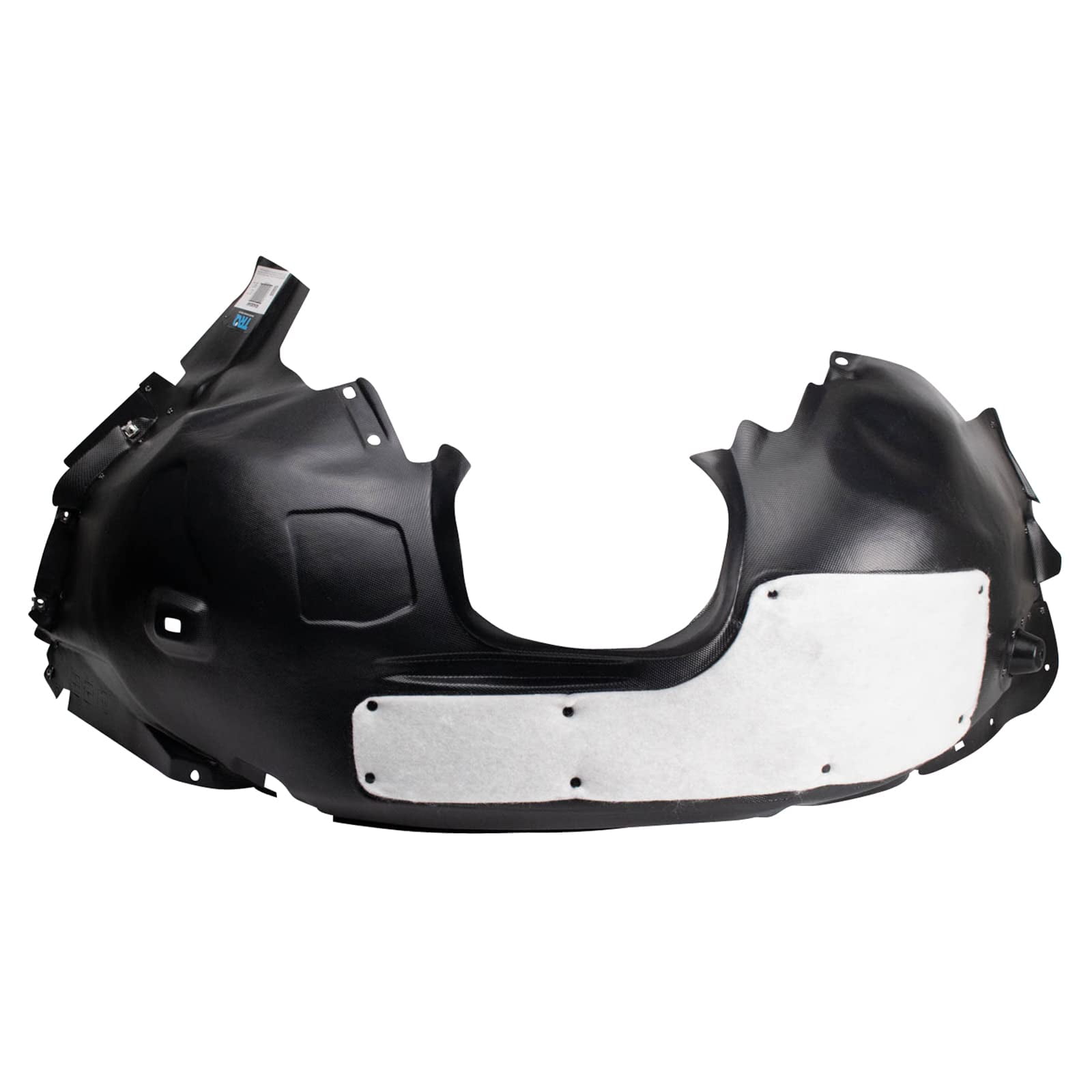 TRQ Front Left Inner Fender Liner Black Drivers Side Fits Select 2012 ...