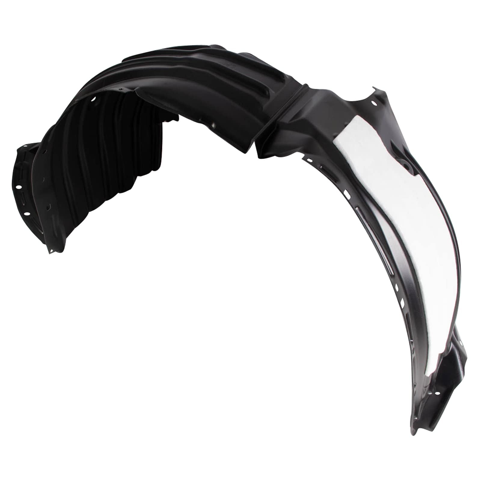 TRQ Front Left Inner Fender Liner Black Drivers Side Fits Select 2016 ...