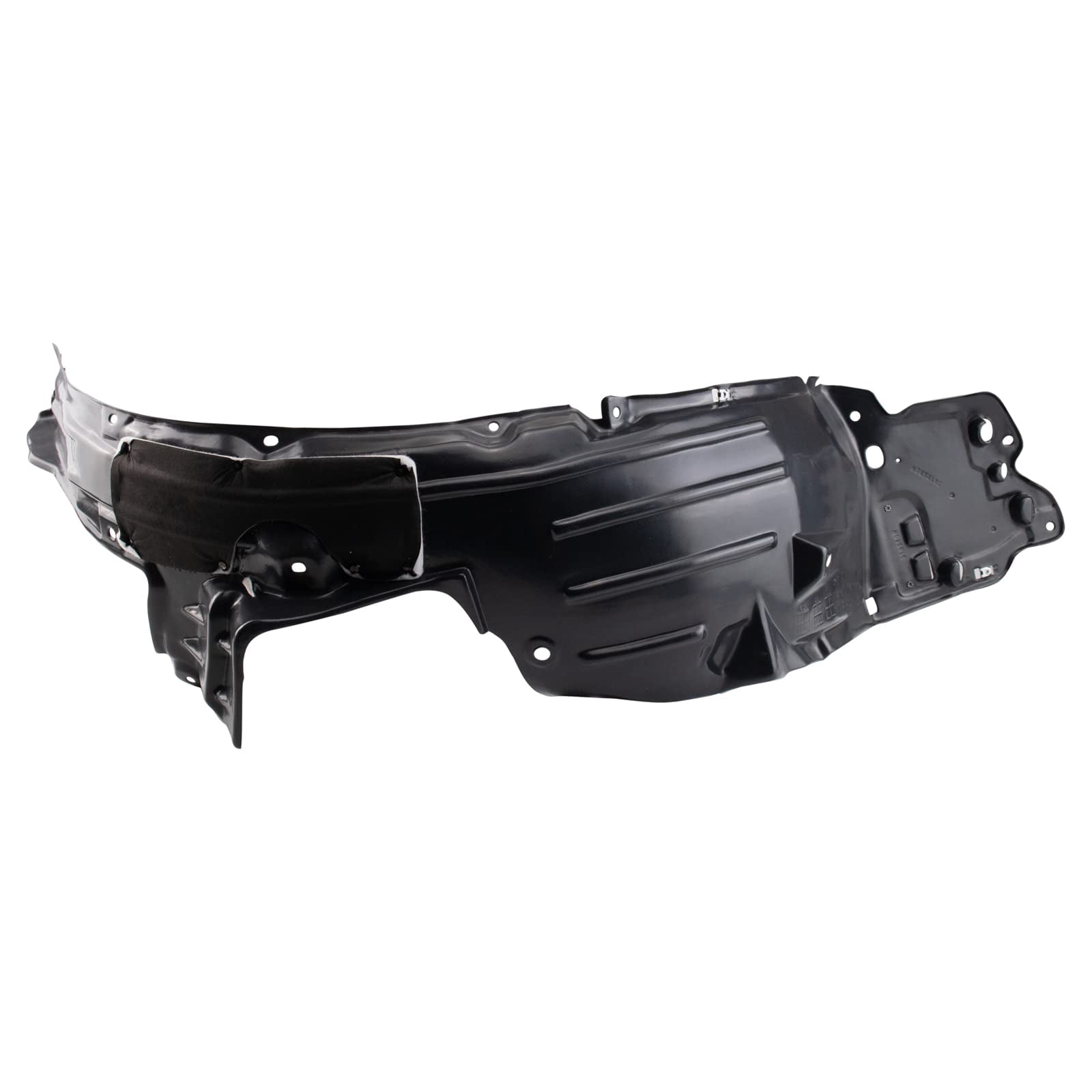 Trq Front Left Inner Fender Liner Black Drivers Side Fits Select 2018