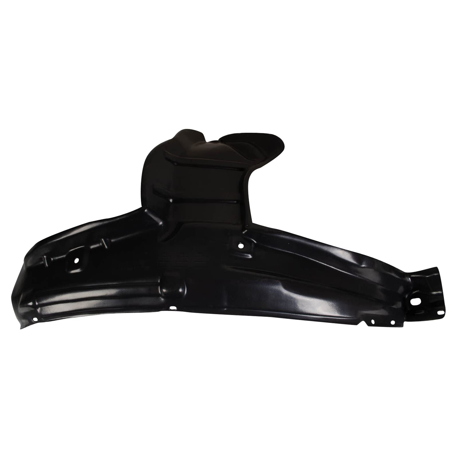 TRQ Front Left Rearward Inner Fender Liner Black Drivers Side Fits ...