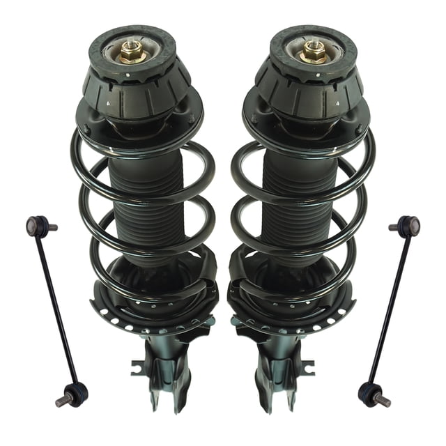TRQ Front Loaded Complete Strut Spring Assembly Sway Bar Link Kit for ...