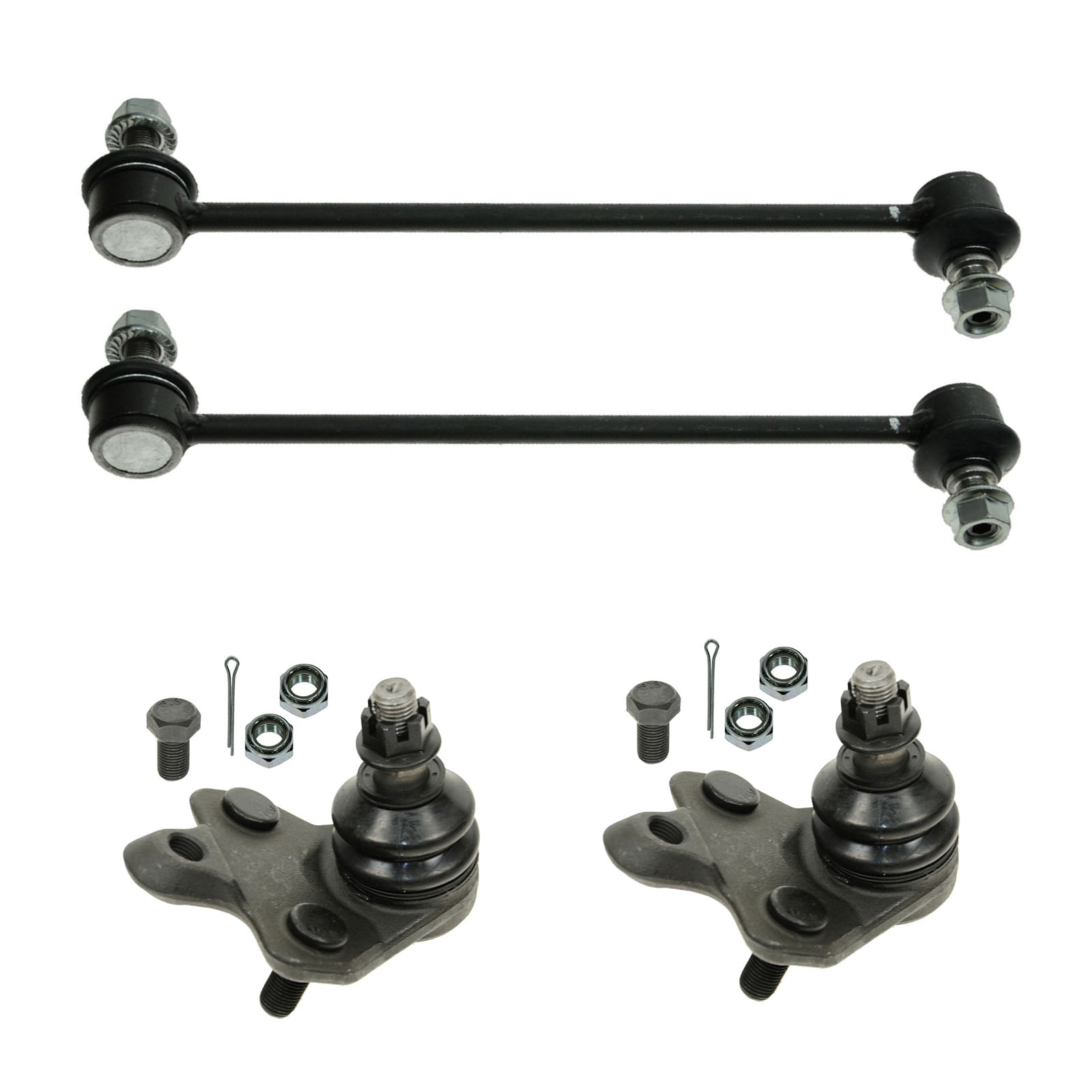 TRQ Front Lower Ball Joints & Sway Bar End Links Kit Set of 4 for ...
