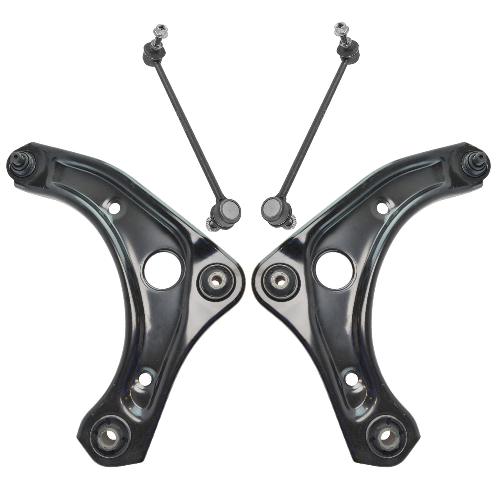 TRQ Front Lower Control Arms with Ball Joints Sway Link Suspension Kit ...