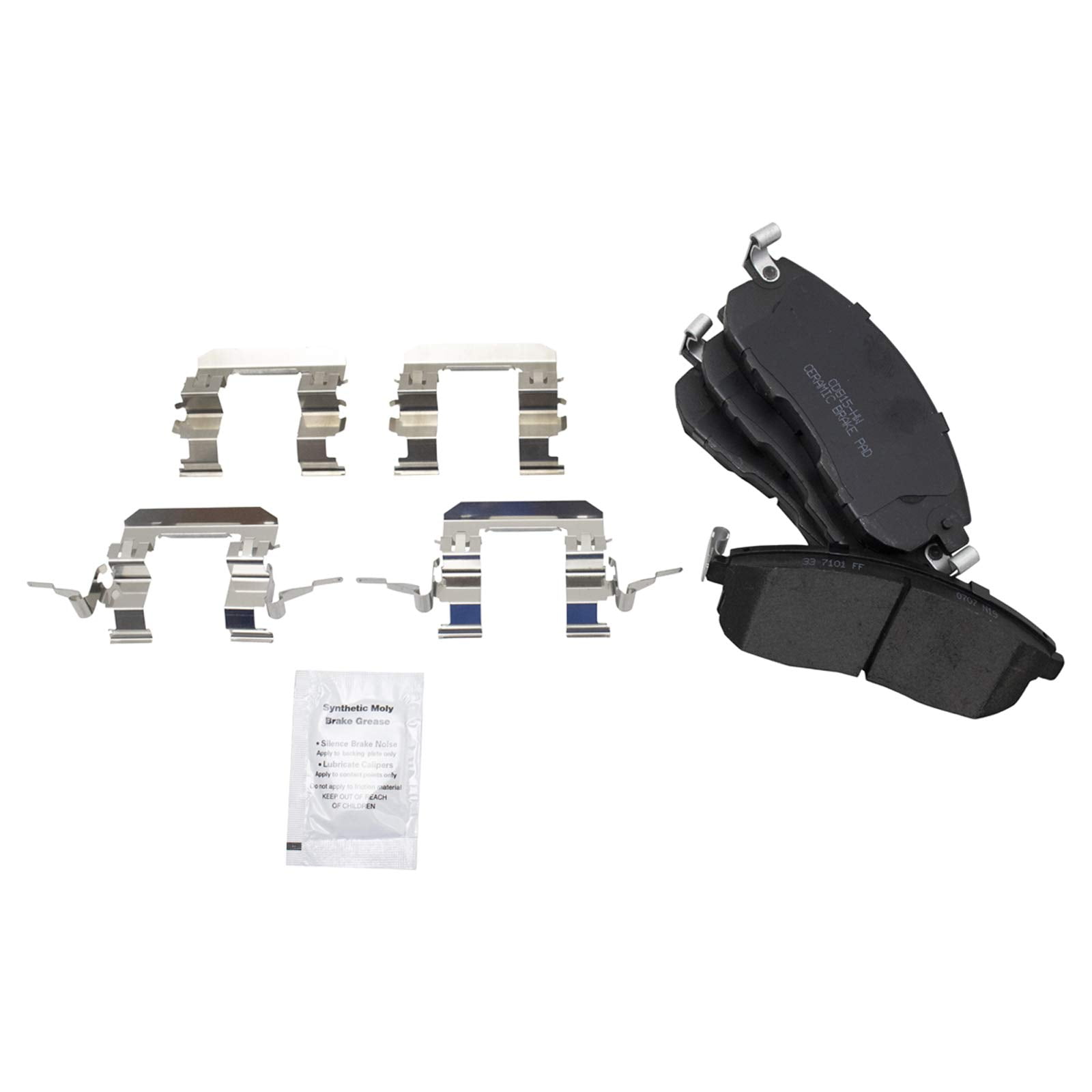 TRQ Front Premium Posi Ceramic Brake Pad Set Kit for Infiniti Nissan ...