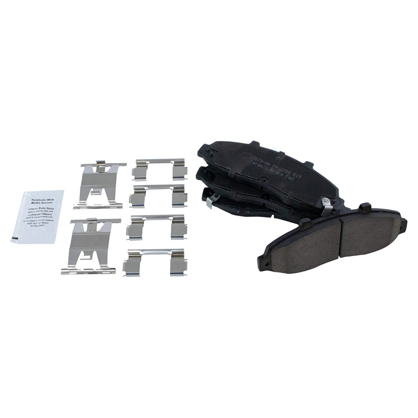 TRQ Front Premium Posi Ceramic Disc Brake Pad for Ford Lincoln Pickup ...