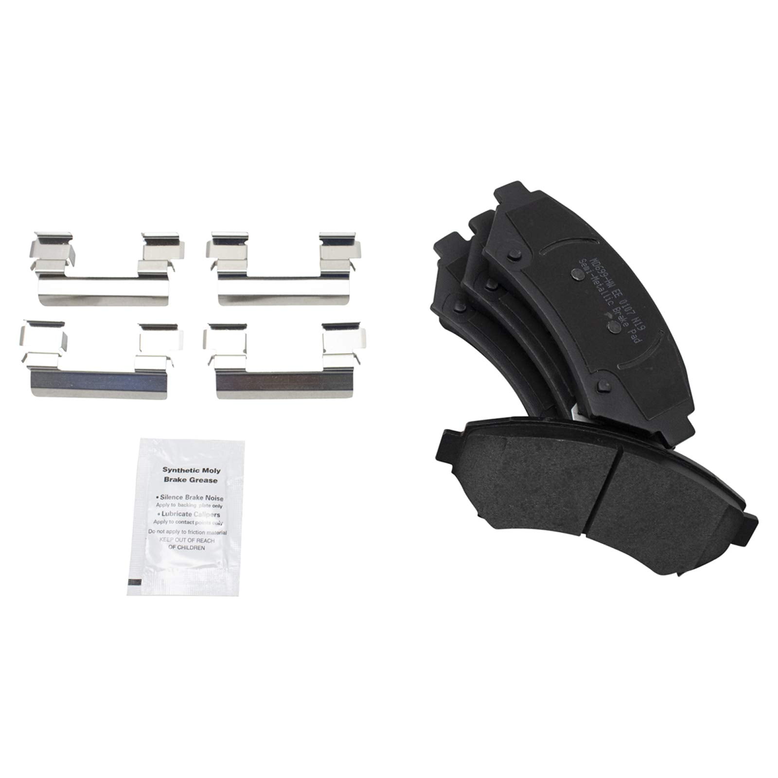 TRQ Front Premium Posi Metallic Brake Pad Kit for Buick Chevy Olds ...