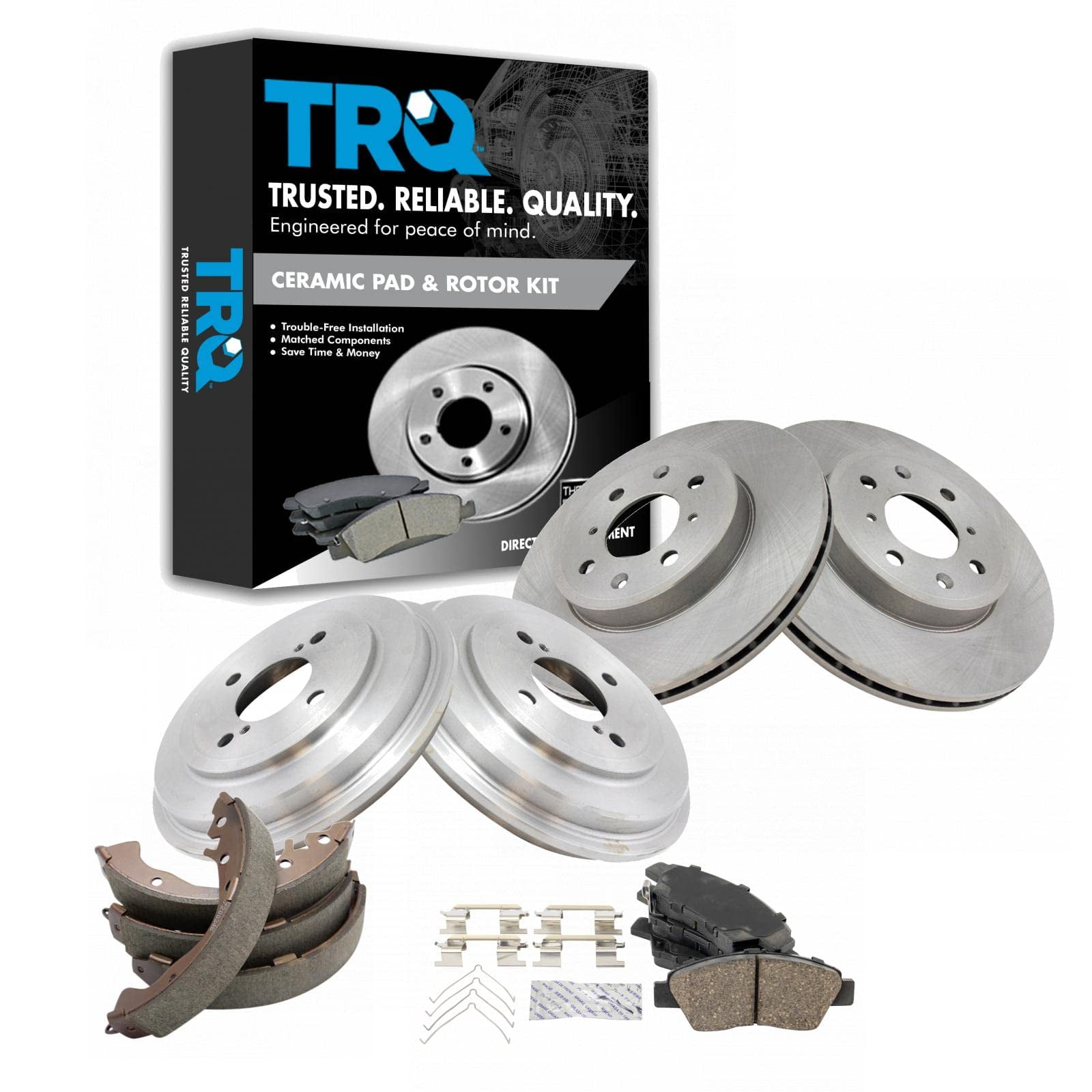 Honda Fit Disc Brake Pad And Rotor Drum Brake Shoe And Drum Kit