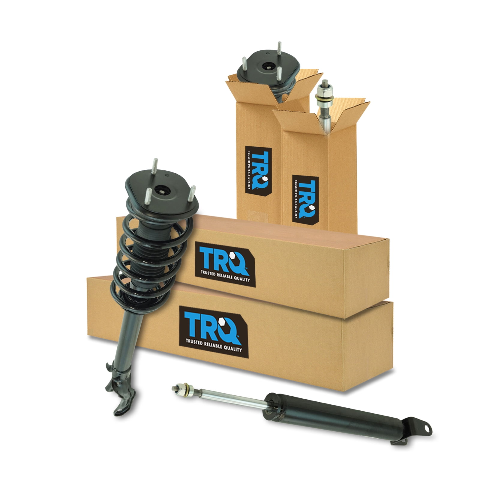 Trq Front And Rear Complete Strut Assembly And Shock Absorber Kit