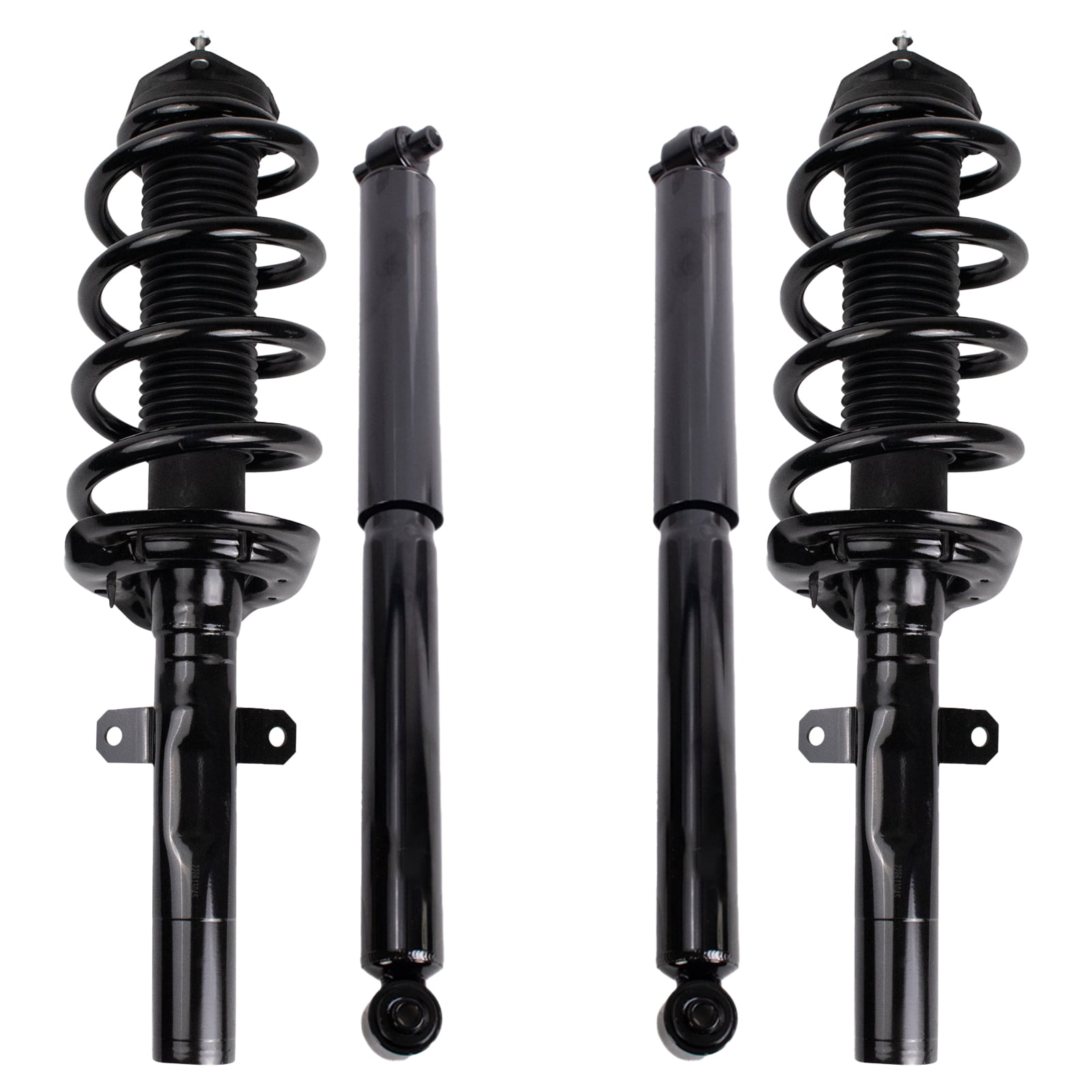 TRQ Front and Rear Complete Strut Assembly & Shock Absorber Kit ...