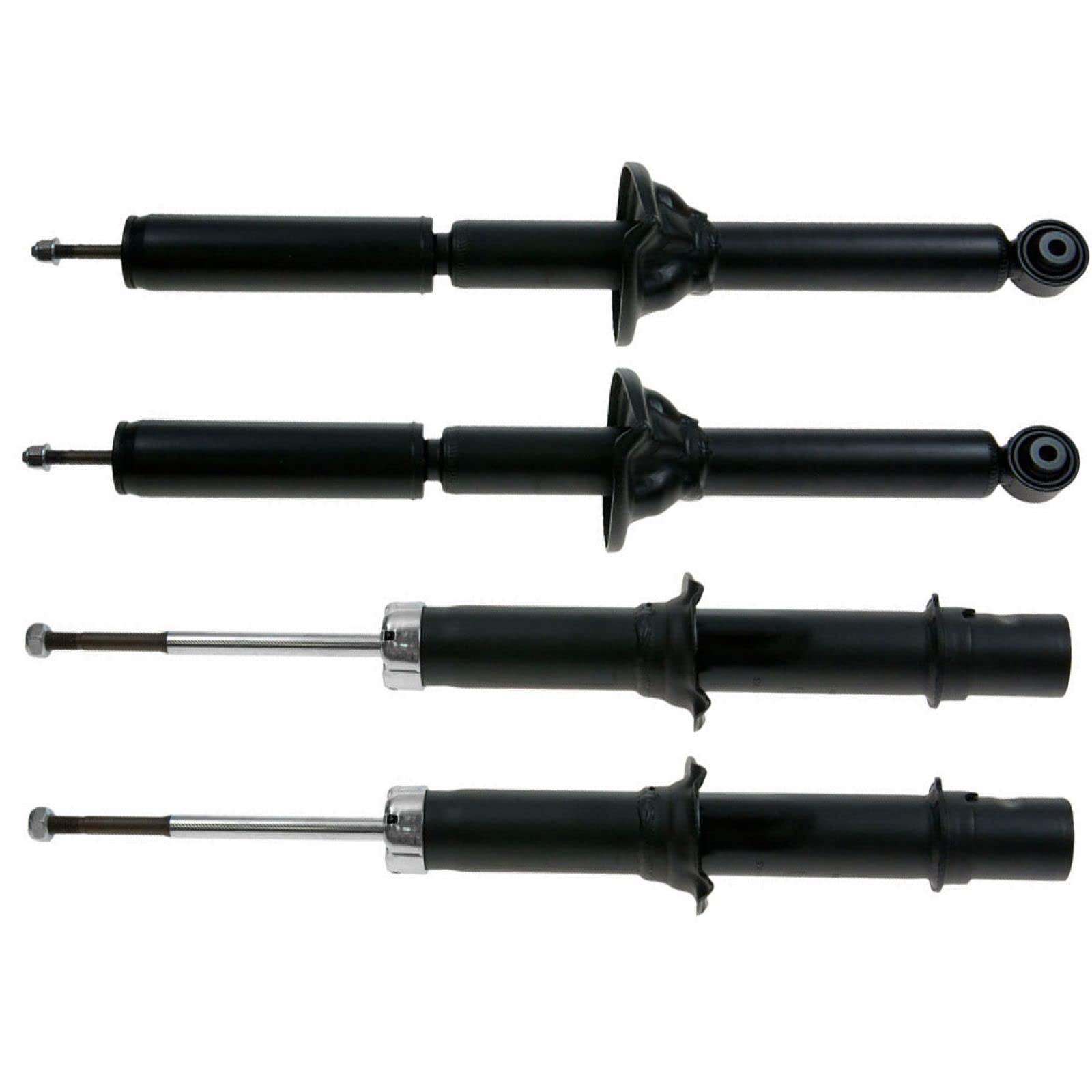 TRQ Front & Rear Shock Absorber Complete Kit Set of 4 for 97-01 Honda ...