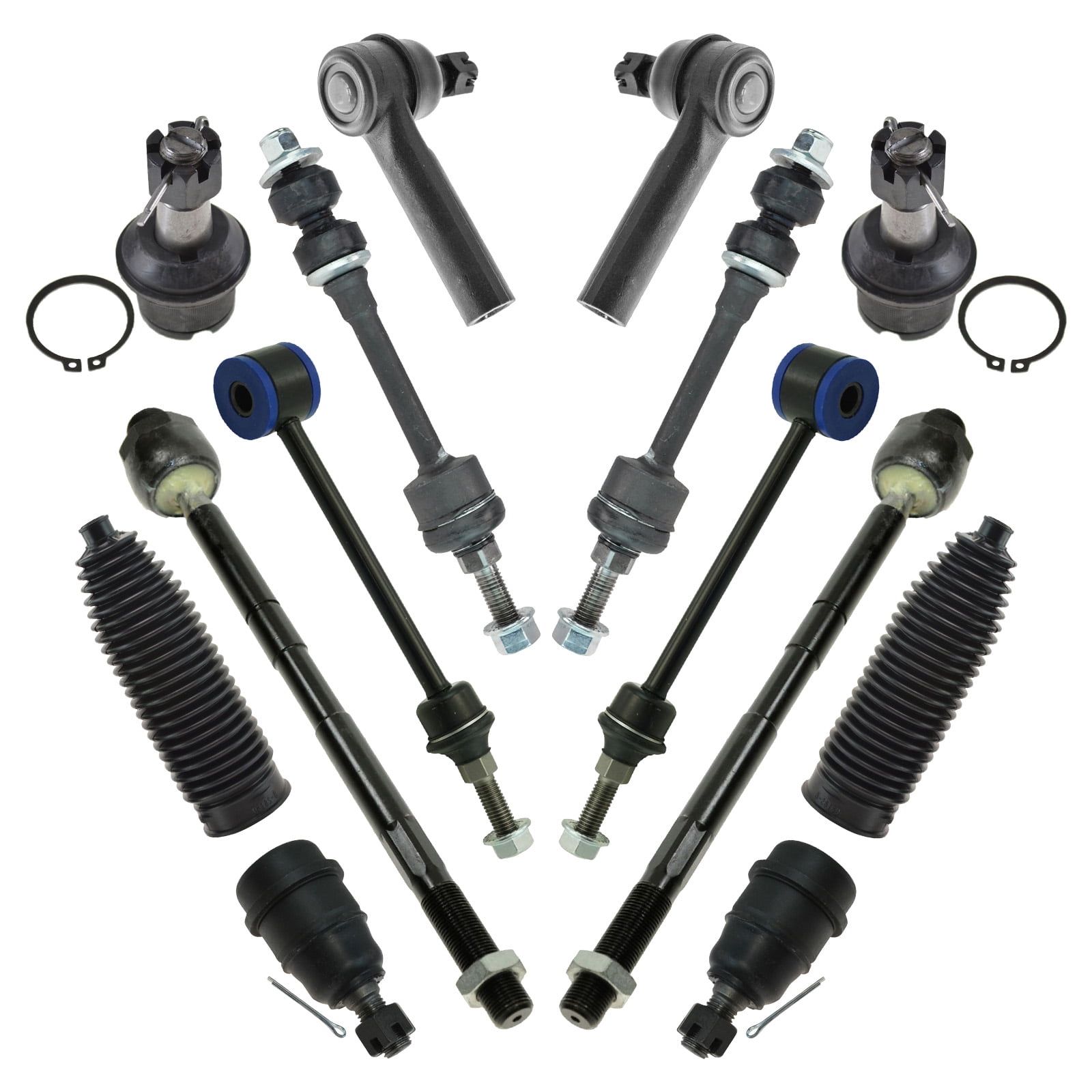 TRQ Front & Rear Steering & Suspension Kit For 04-07 Dodge Ram 1500 ...