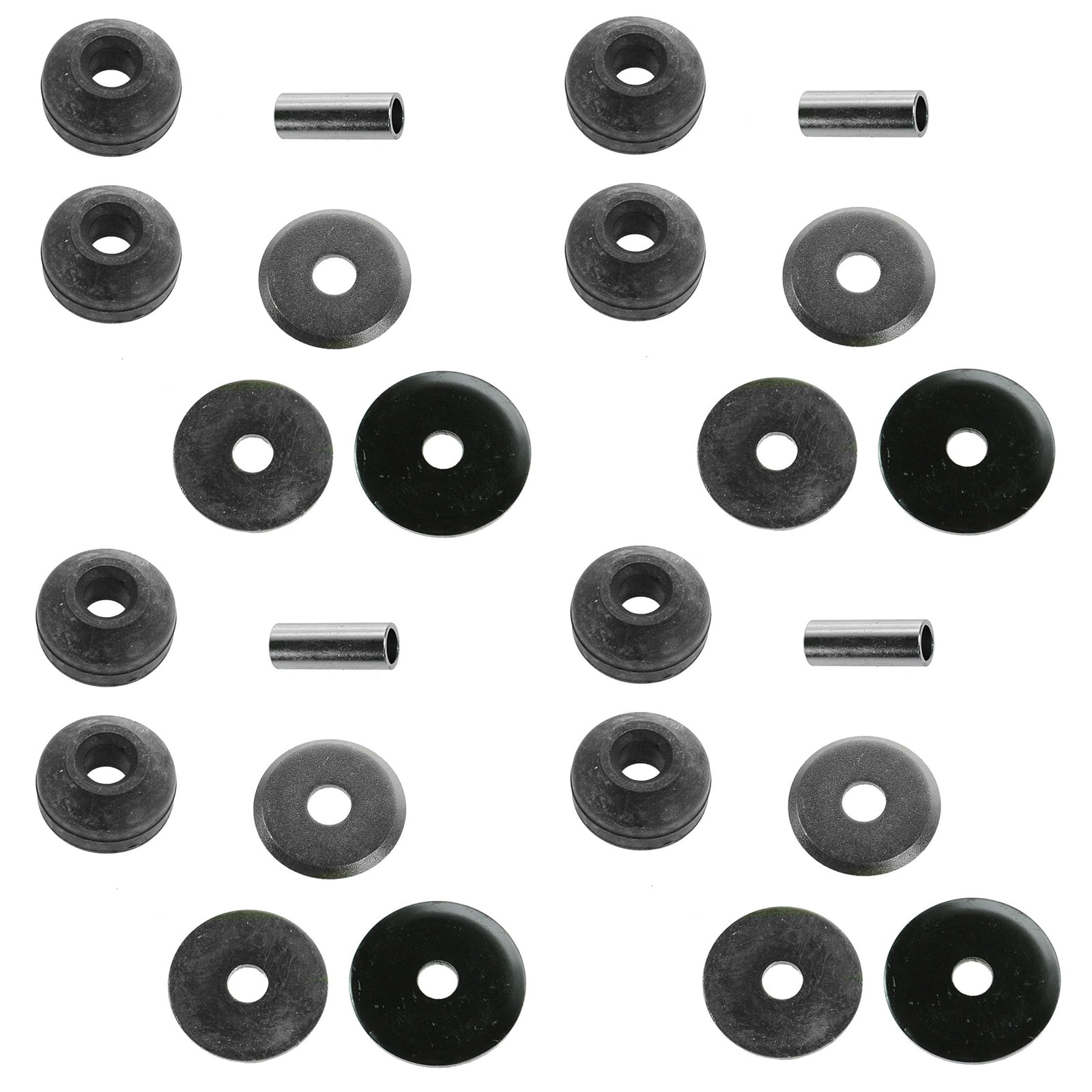 TRQ Front Rear Suspension Shock Strut Mount Bushing Kit Set 4pc ...