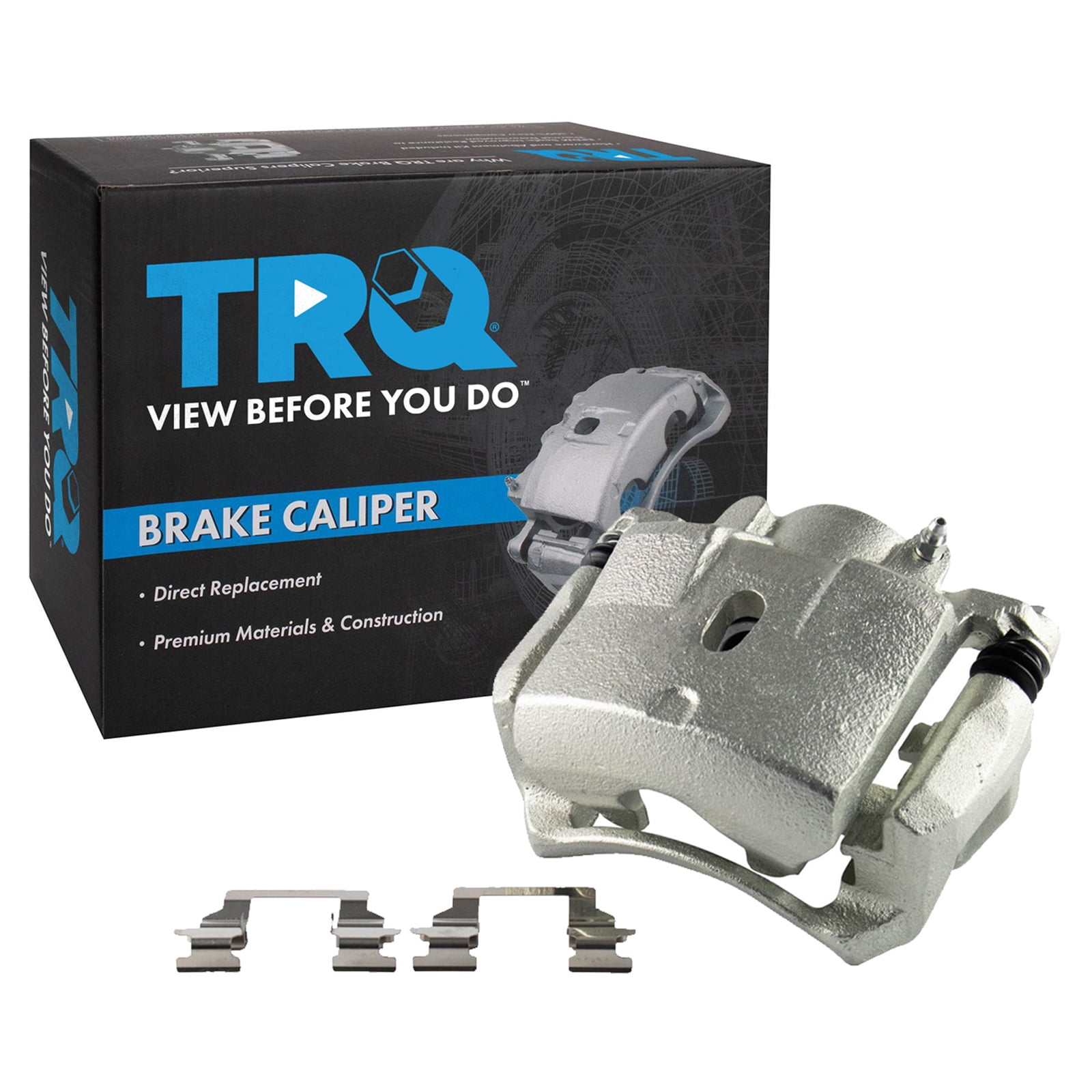 TRQ Front Right Brake Caliper w/Bracket Passenger Side Compatible with ...