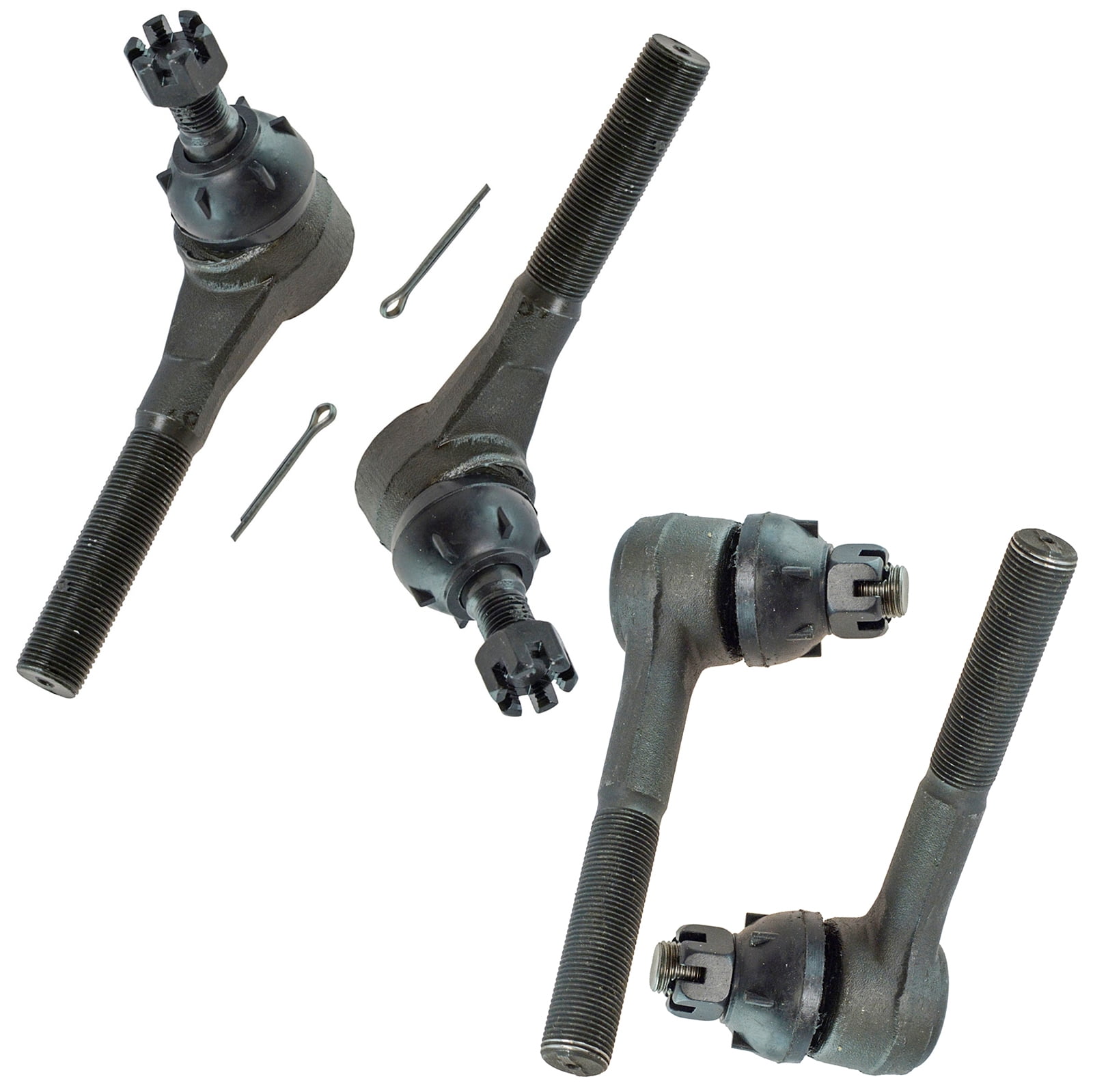 TRQ Front Steering Inner Outer Tie Rod Ends Driver Passenger Kit Set ...