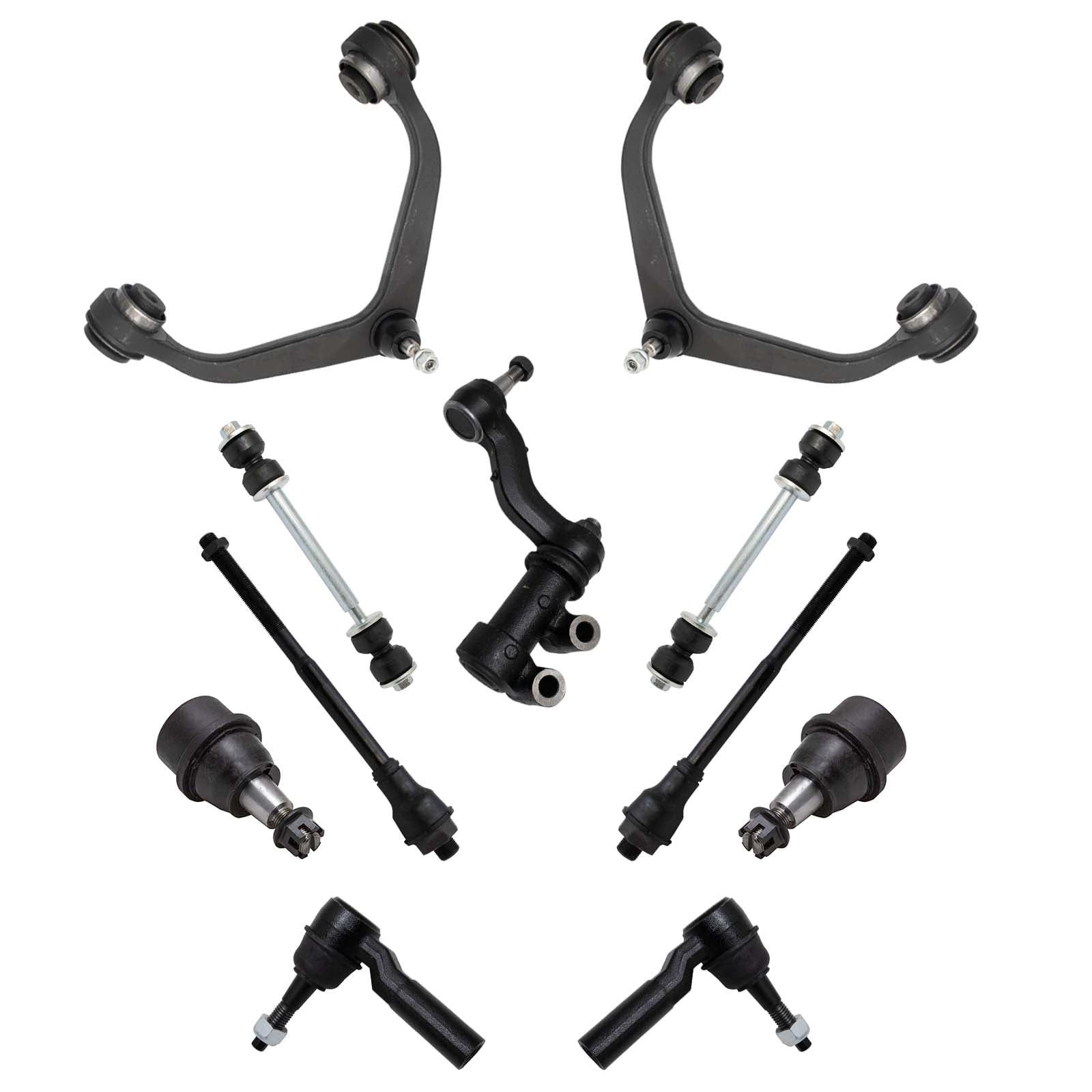 TRQ Front Steering & Suspension Kit Fits 11-18 Chevy Silverado 2500 ...