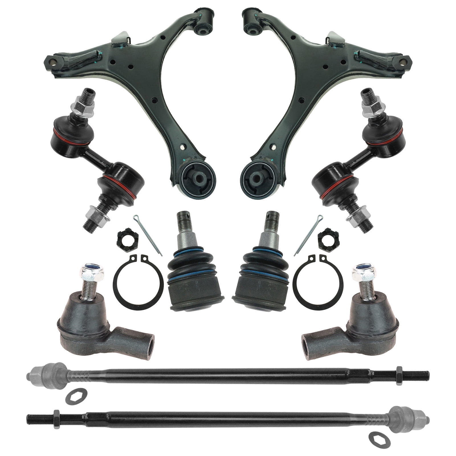 TRQ Front Steering and Suspension Kit, Fits 2003-2011 Honda Element, 10 ...