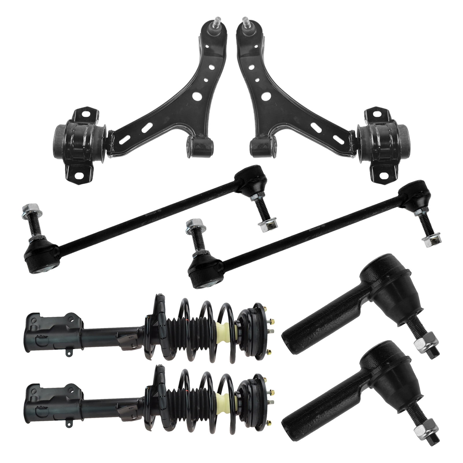 TRQ Front Steering & Suspension Kit Fits 2005-2010 Ford Mustang ...
