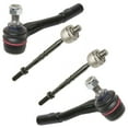TRQ Front Steering Tie Rod End Inner OuterSet 4pc for MB Mercedes C CLK ...