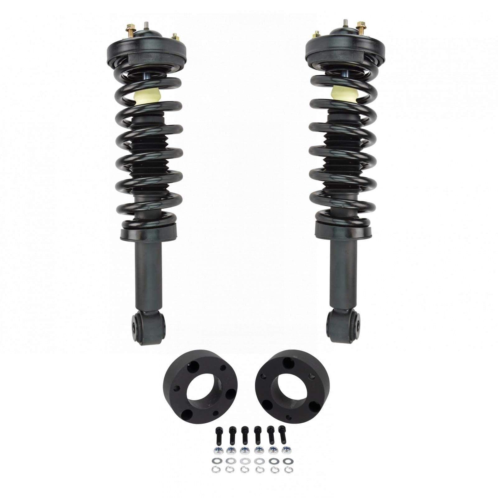 TRQ Front Strut & Coil Spring Assembly Set Driver & Passenger Sides ...
