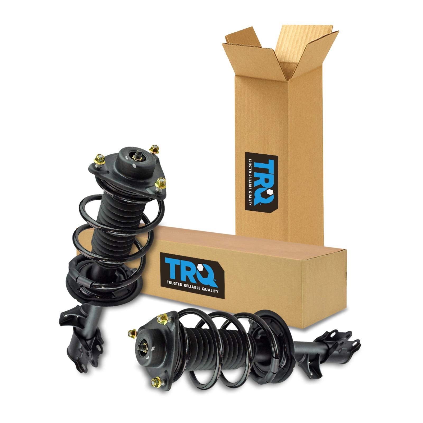 TRQ Front Strut & Coil Spring Assembly Set Driver & Passenger Sides ...