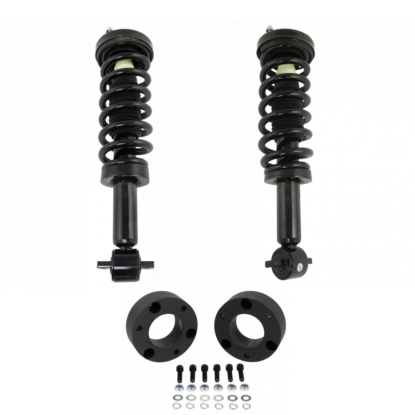 TRQ Front Strut & Coil Spring Assembly Set Driver & Passenger Sides ...