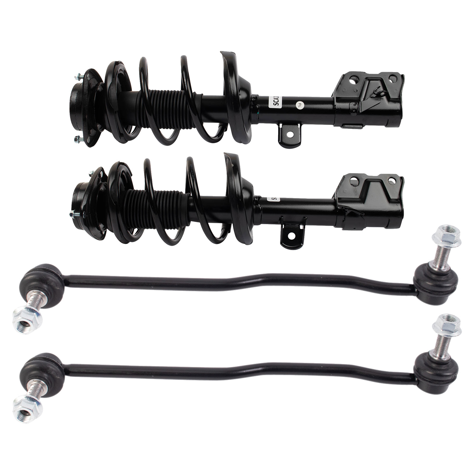 TRQ Front Struts & Link Kit Fits 2015-2017 Subaru Outback PSA81084 ...