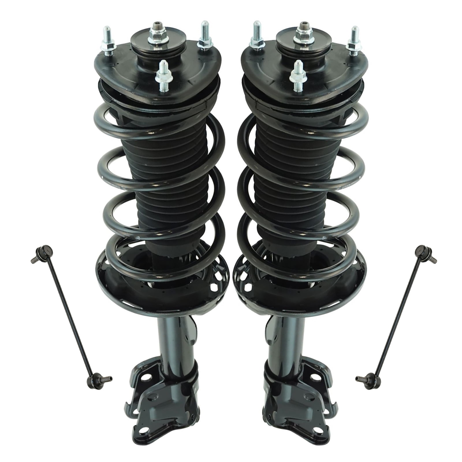 TRQ Front Suspension Kit Strut & Spring Assemblies w/ End Links for ...