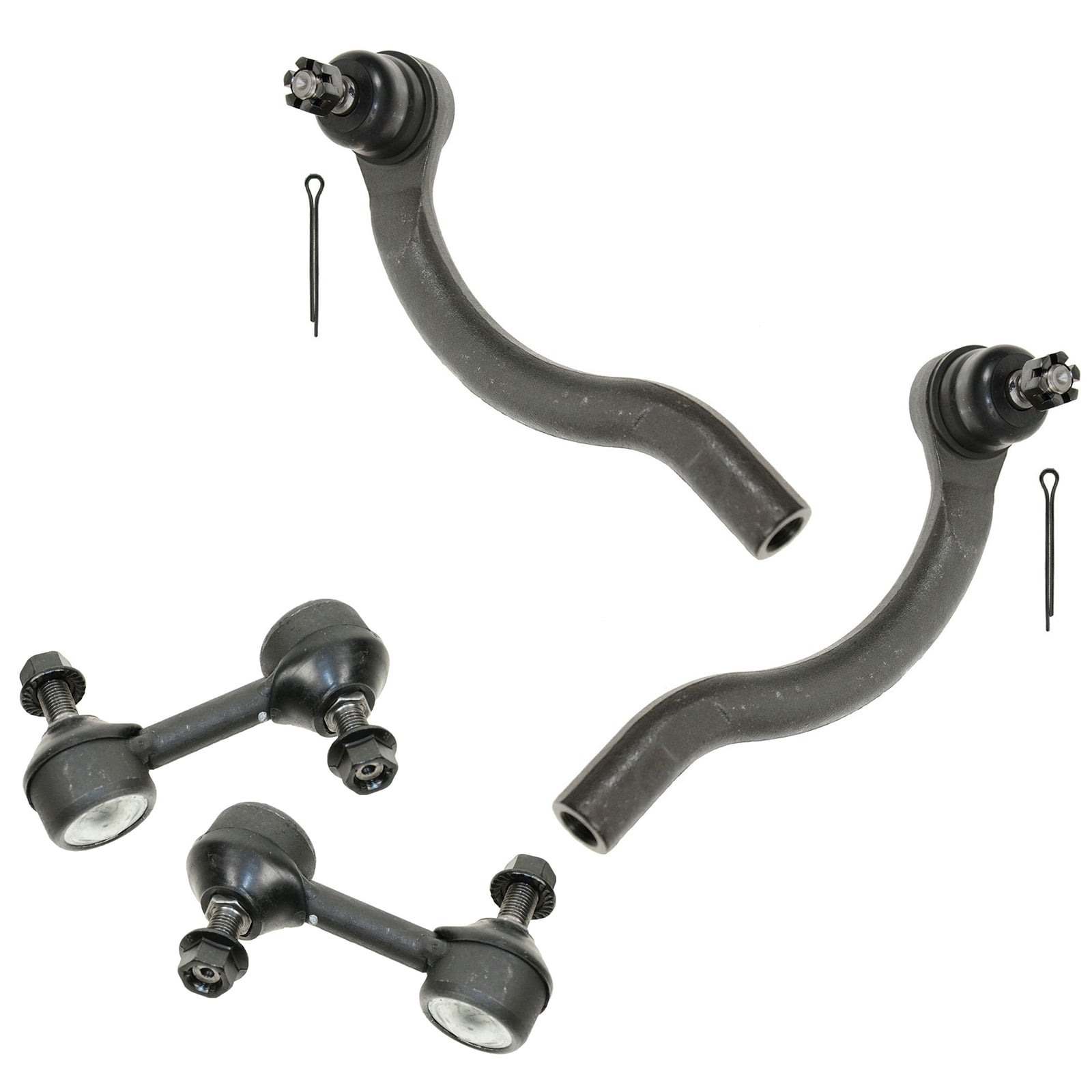 TRQ Front Suspension Outer Tie Rod End Sway Bar Link Kit 4pc for Accord ...