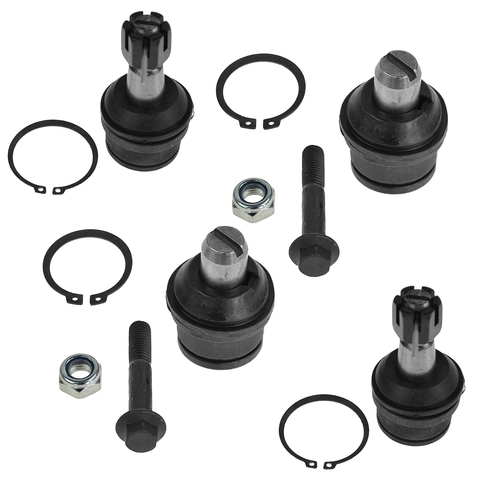 TRQ Front SuspensionSet of 4 Upper & Lower Ball Joints LH RH for Ford ...