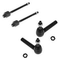 TRQ Front Tie Rod Set Fits Select 2000-2004 Dodge Dakota 2000-2003 ...