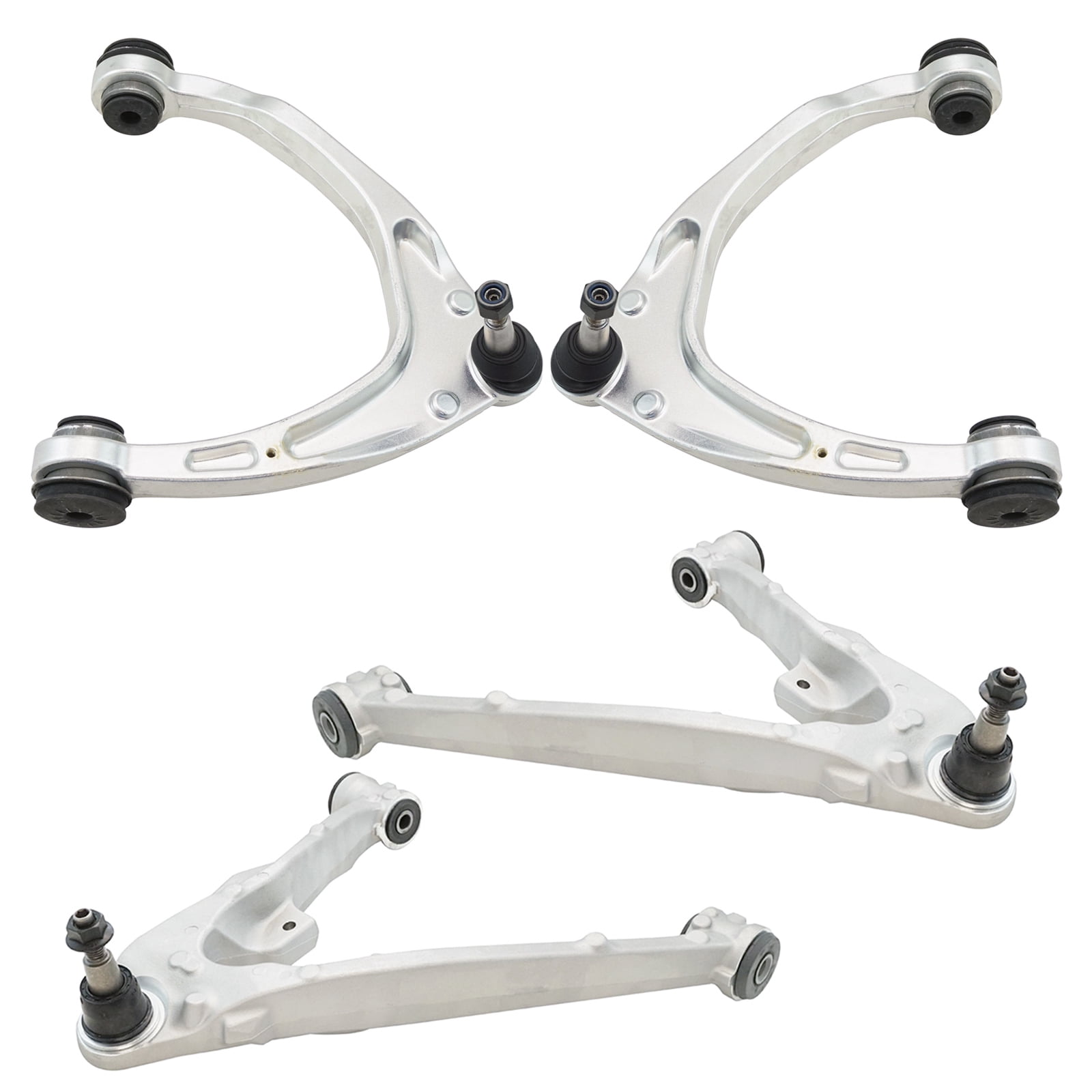 TRQ Front Upper Lower Aluminum Control Arm Ball Joint Kit Set 4pc for ...