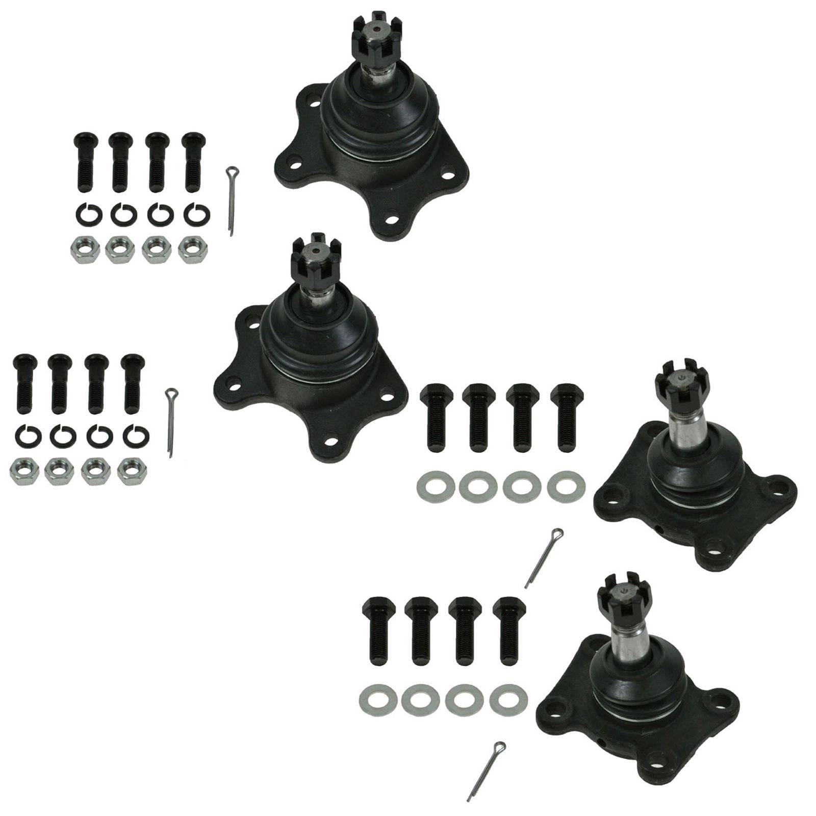 TRQ Front Upper & Lower Ball Joint Kit Set of 4 LH & RH Sides for ...