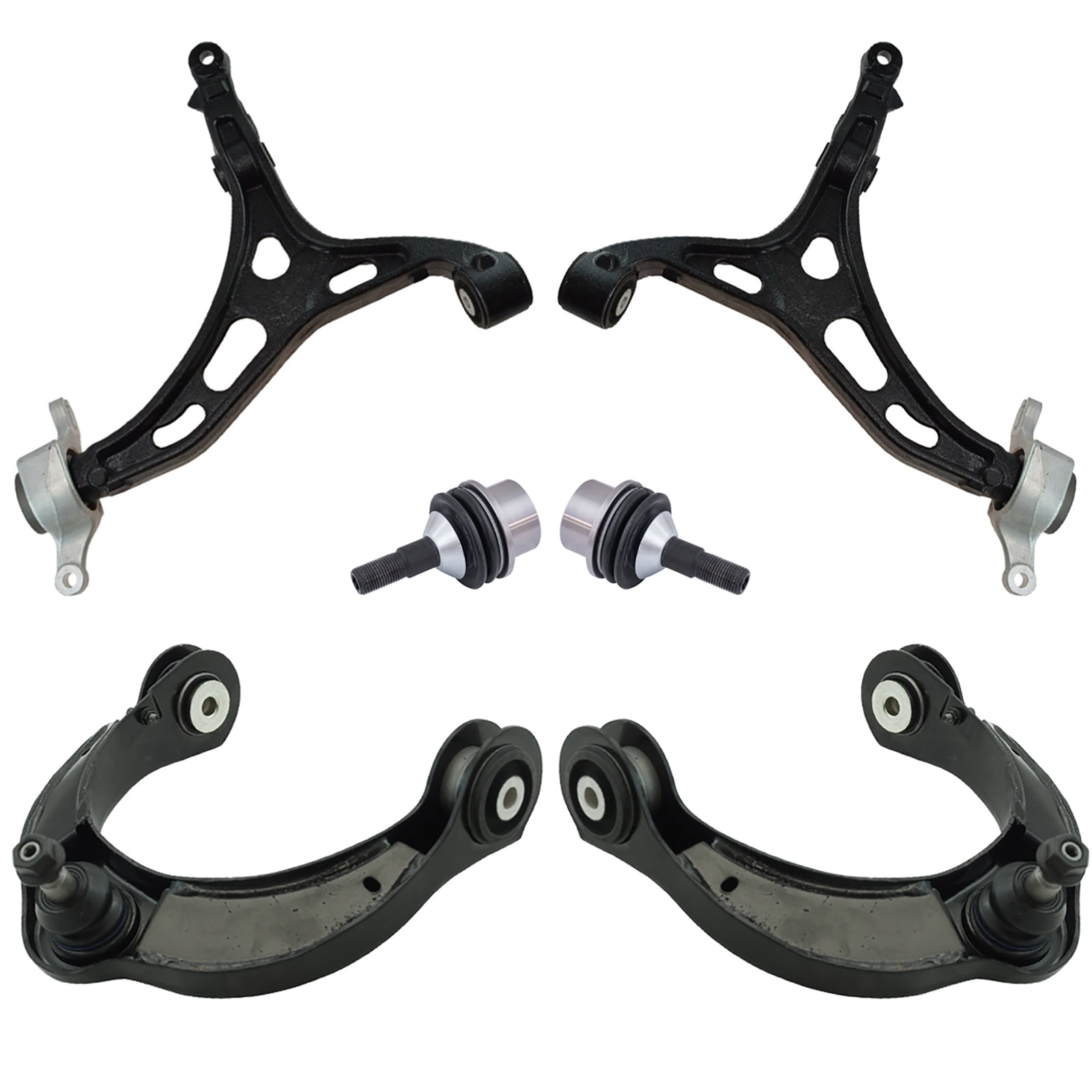 TRQ Front Upper Lower Control Arm with Ball Joint Set Kit 6pc for Grand ...