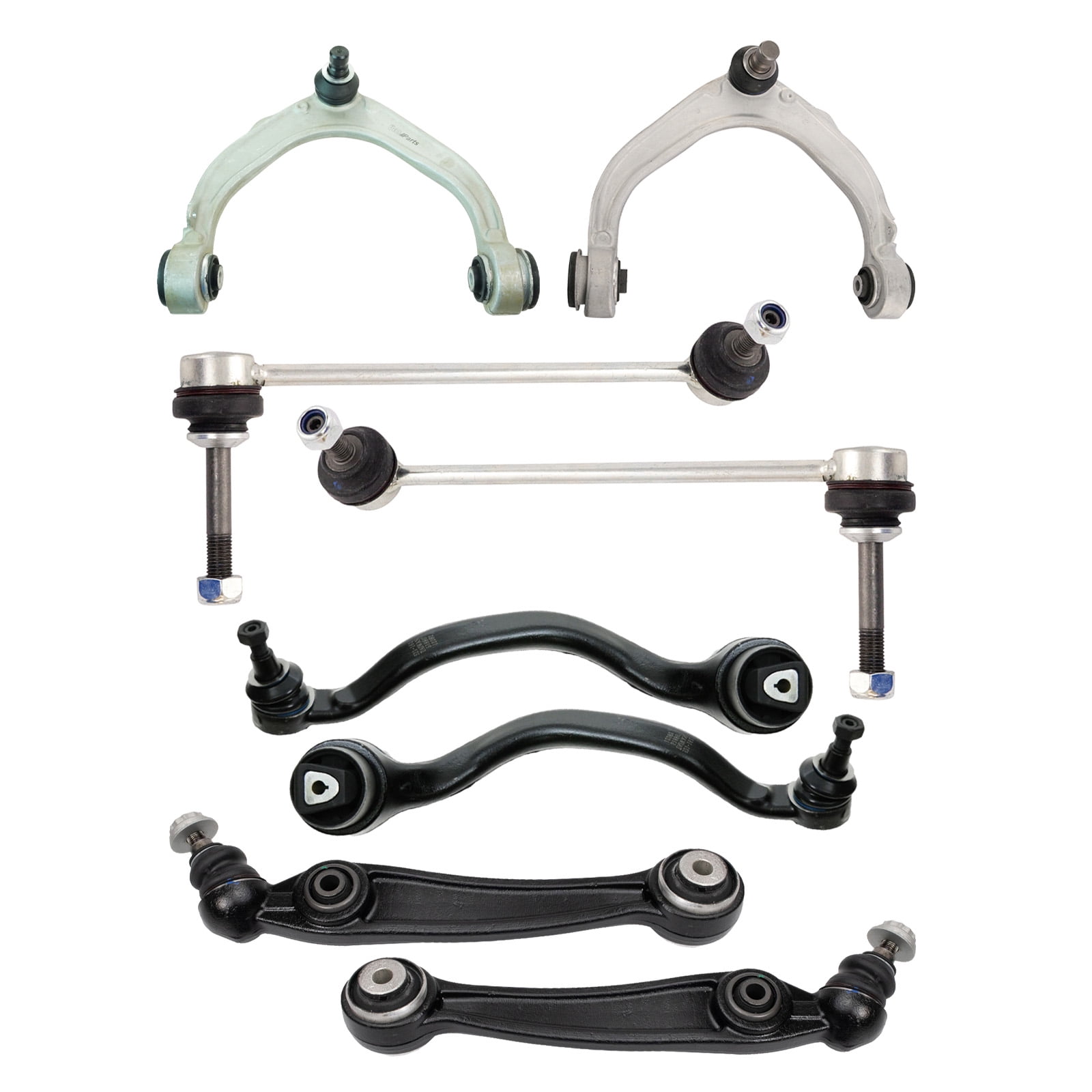 TRQ Front Upper & Lower Control Arms Links 8pc Kit Fits 14-18 BMW X5 15 ...