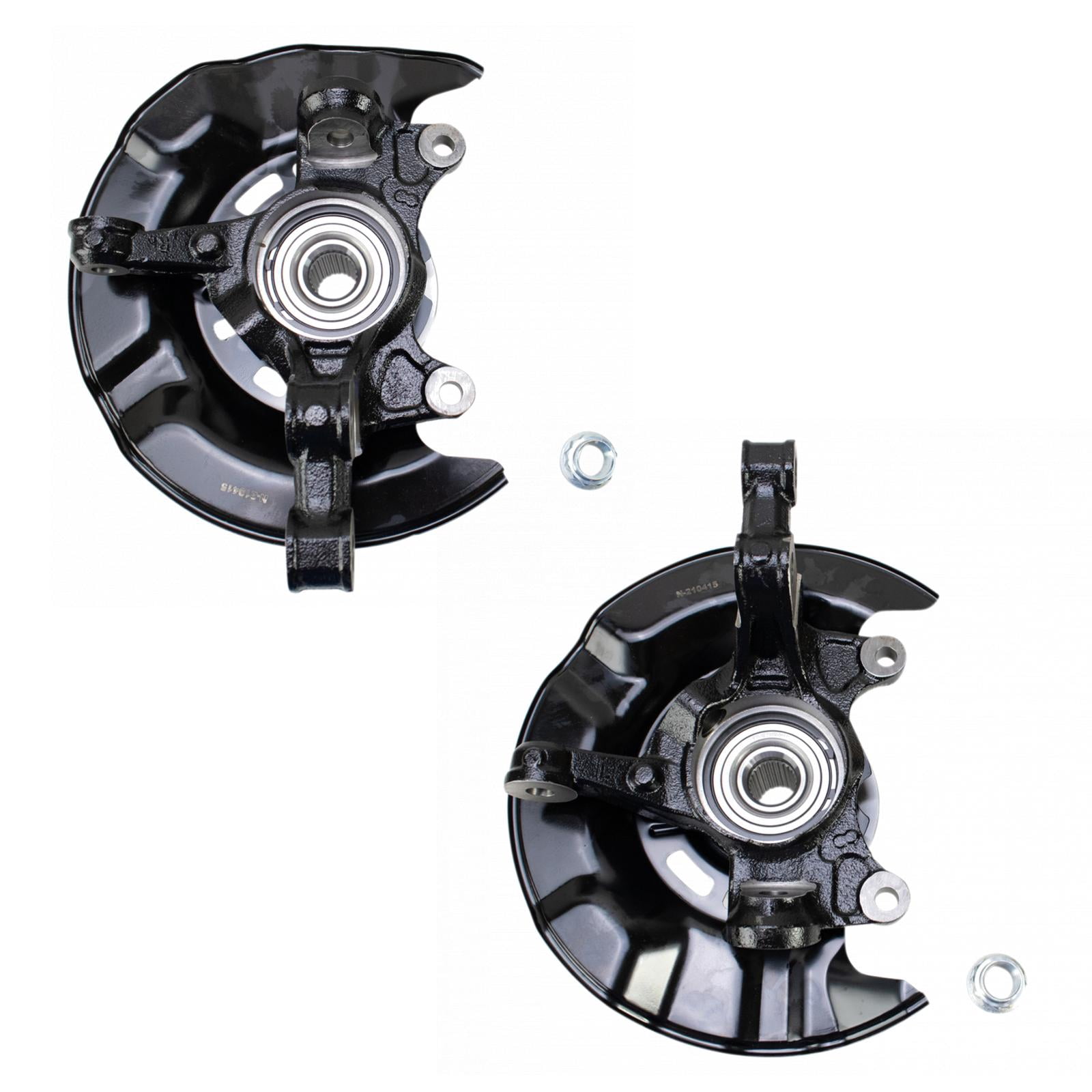 TRQ Front Wheel Bearing & Hub Assembly with Knuckle Pair for Corolla Matrix New BHA34208 Fits ...