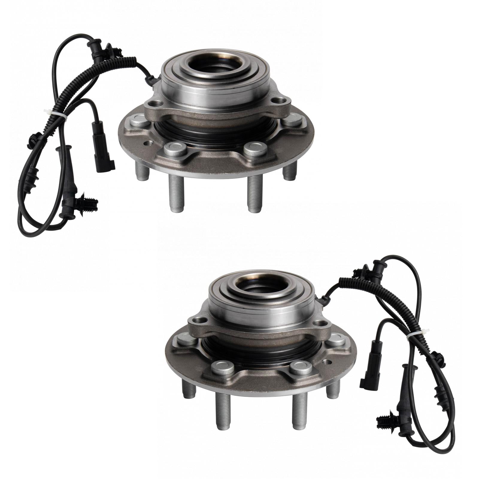 TRQ Front Wheel Bearing & Hub Assembly LH RH Kit Pair for Ram 1500 4x4 ...