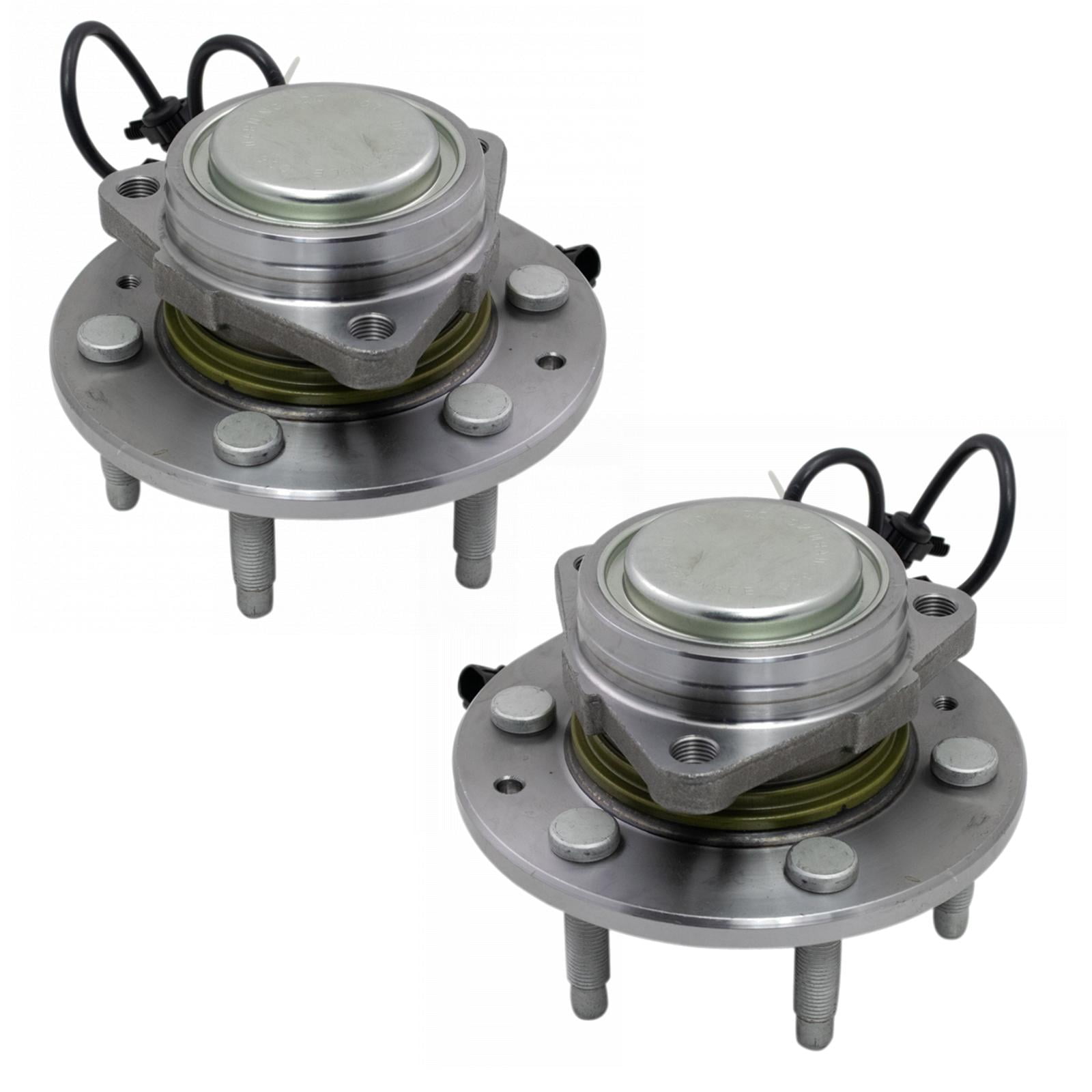 TRQ Front Wheel Bearing & Hub Assembly Pair Set LH & RH Sides for ...