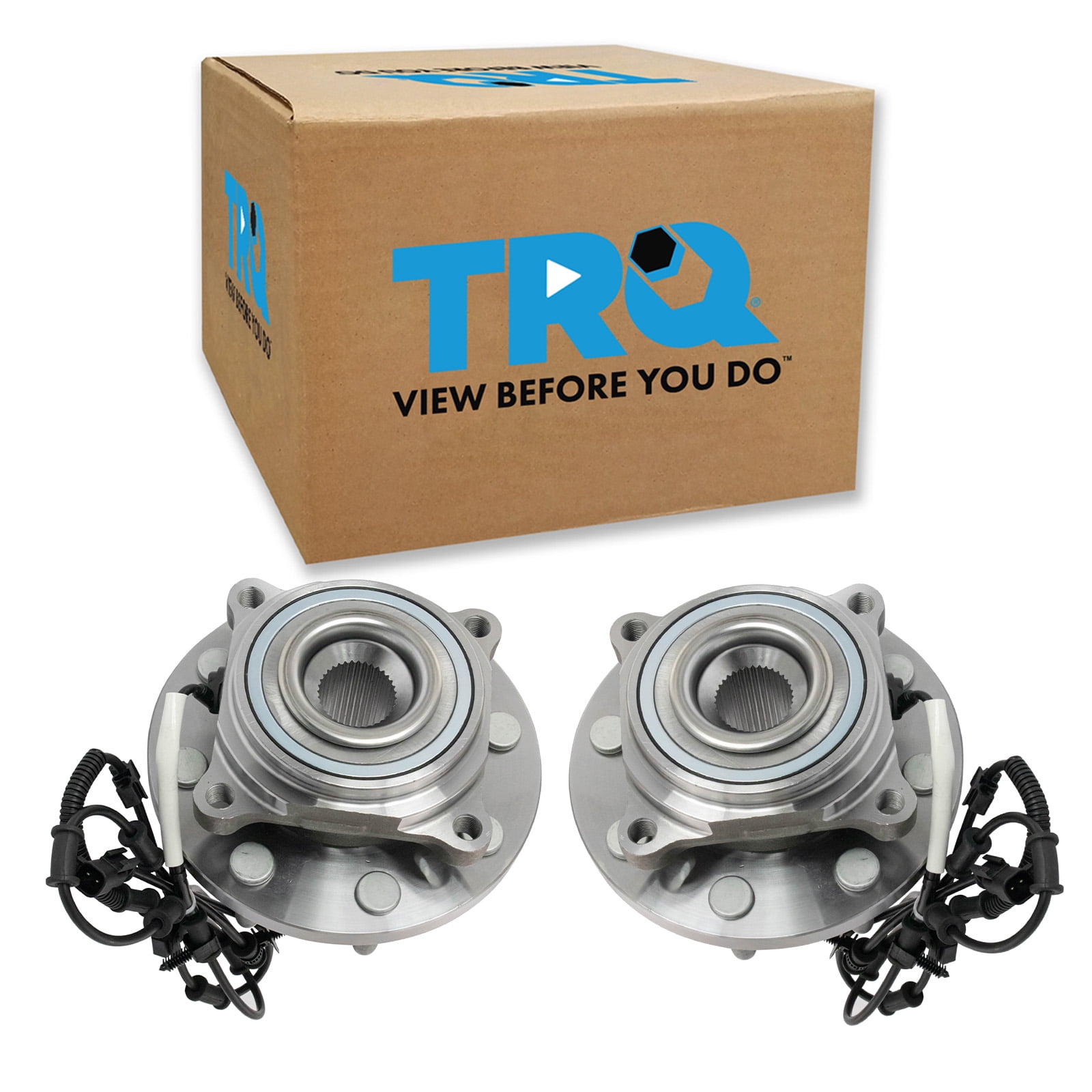 TRQ Front Wheel Bearing & Hub Assembly Pair Set LH & RH Sides for Ram 2500 3500 BHA52141 ...