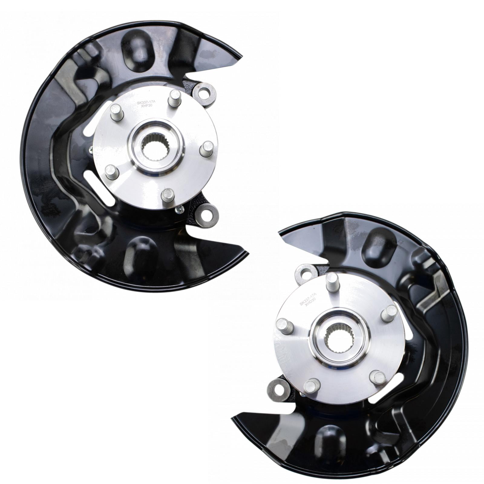 TRQ Front Wheel Bearing & Hub Assembly with Knuckle Pair for Toyota Corolla New BHA34211 ...