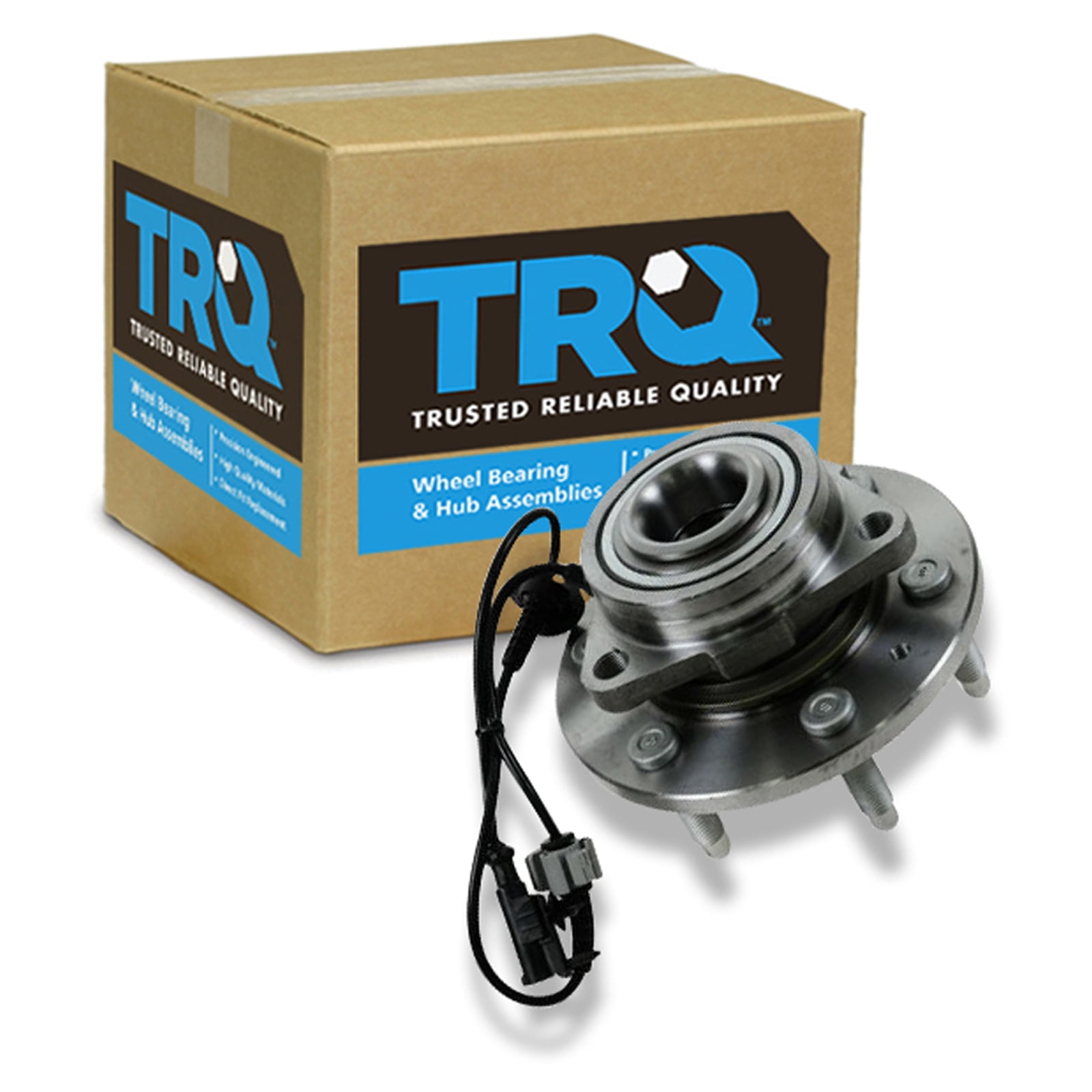 TRQ Front Wheel Hub & Bearing Assembly LH or RH for Chevy GMC Cadillac AWD 4x4 BHA48300 Fits ...