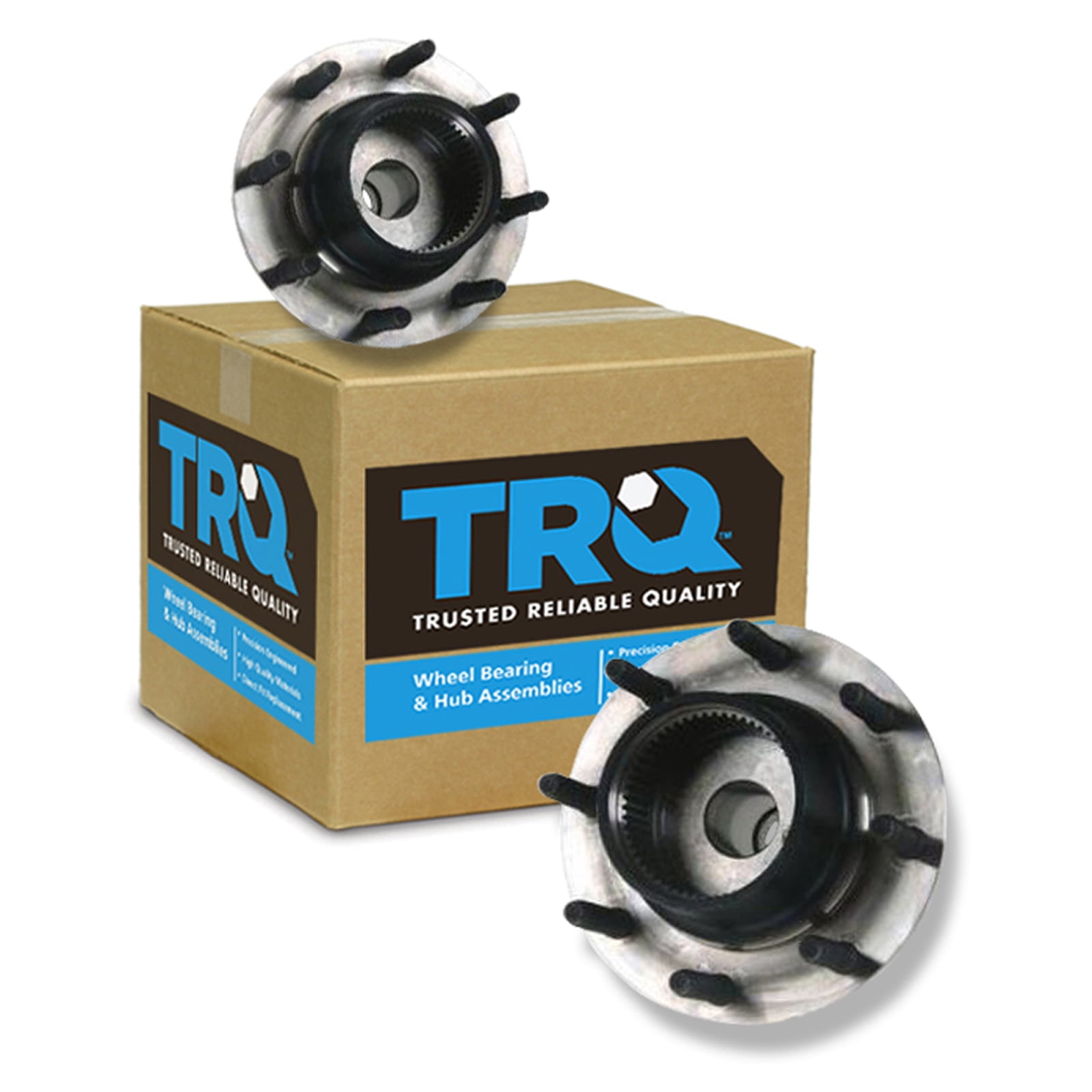 TRQ Front Wheel Hub & Bearing Pair Set 4WD 4x4 for 99 F250 F350 Super ...