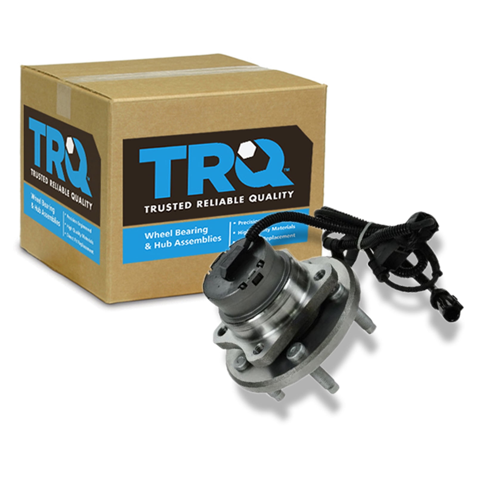 TRQ Front Wheel Hub & Bearing w/ Sensor Assembly for Ford Mercury ...