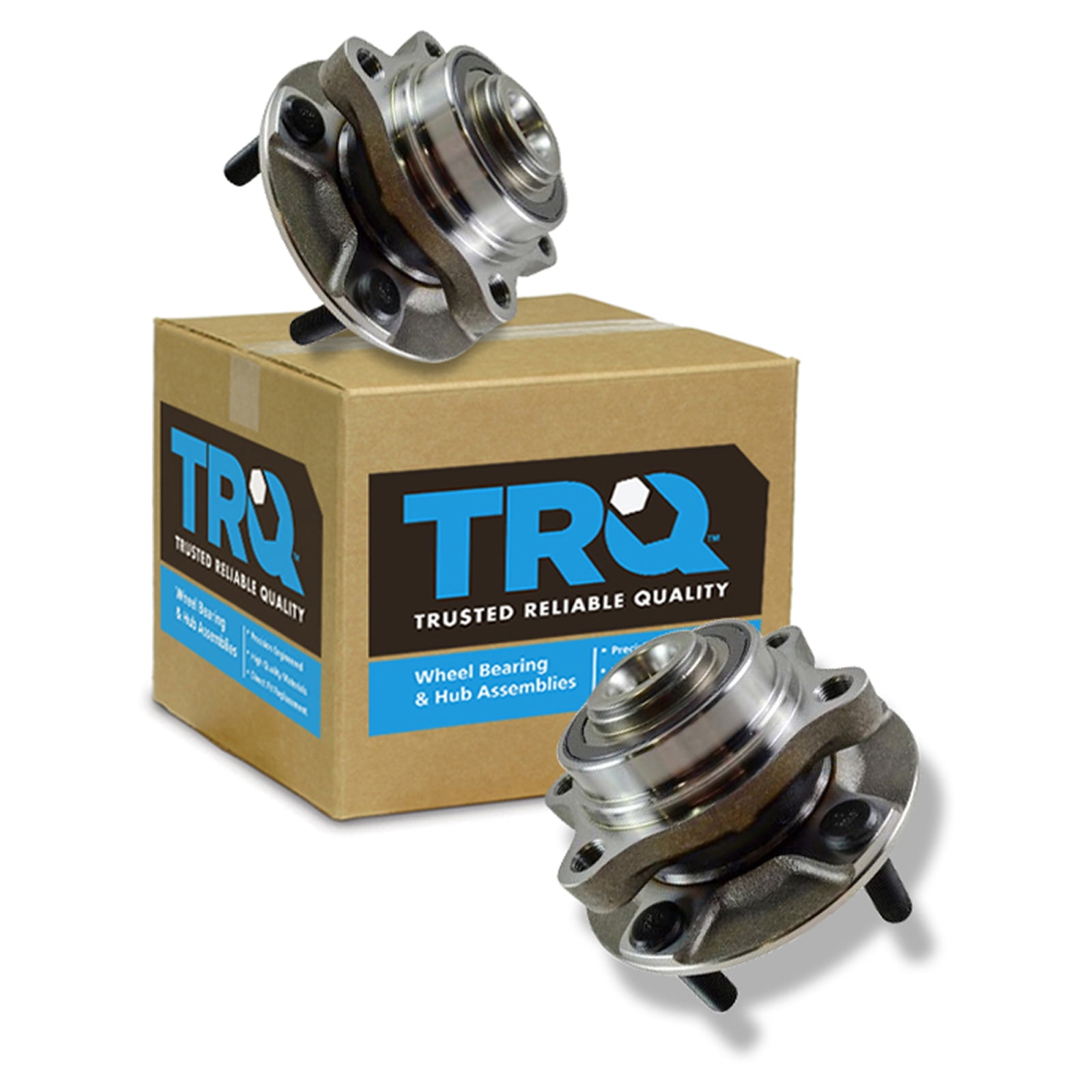 TRQ Front Wheel Hubs & Bearings Left & Right Pair for Nissan 350Z ...