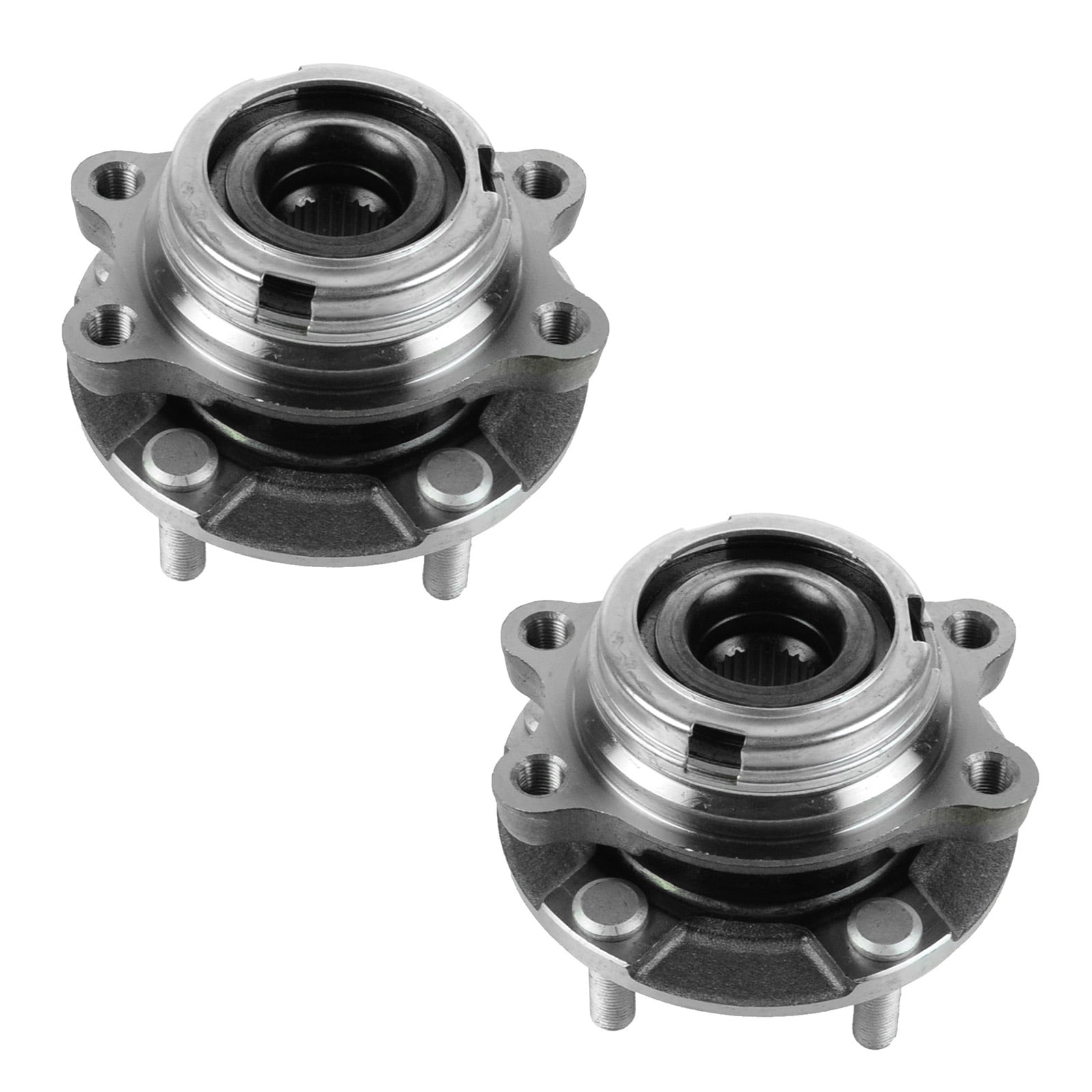TRQ Front Wheel Hubs & Bearings Pair for Infiniti G35X G37X FX35 M35X ...