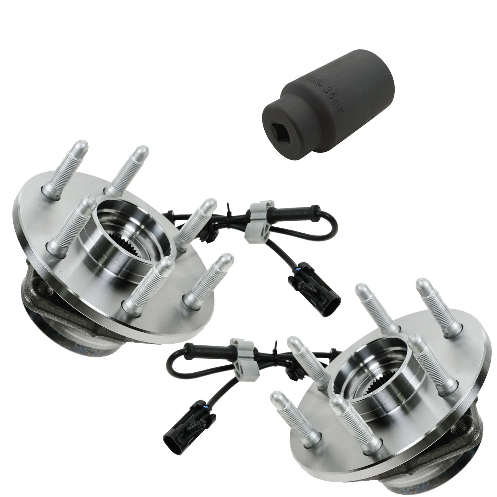 Strut Mounts TRQ® SKA56590 - Front Upper Strut Mount Kit Rear Shock Mount